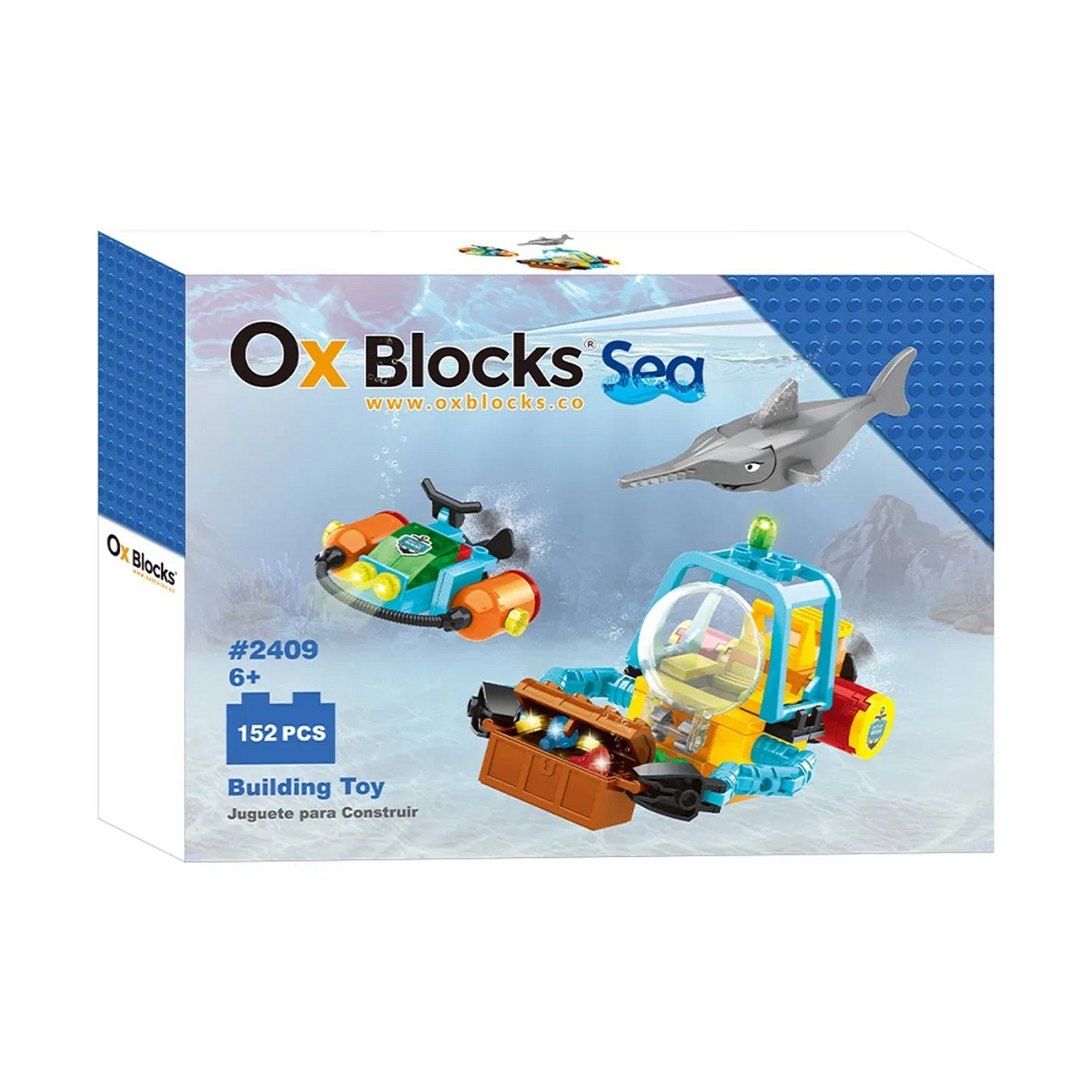 Set para Construir Ox Blocks Sea - 152 Piezas - 1010542