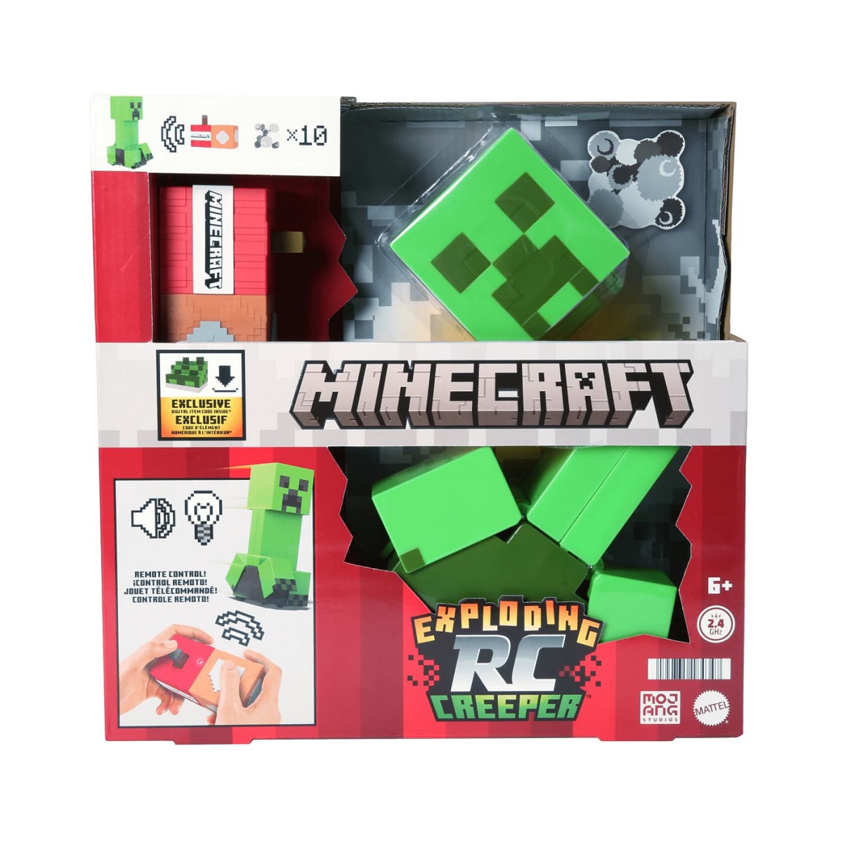 Figura Minecraft Exploding RC Creeper - 1011182