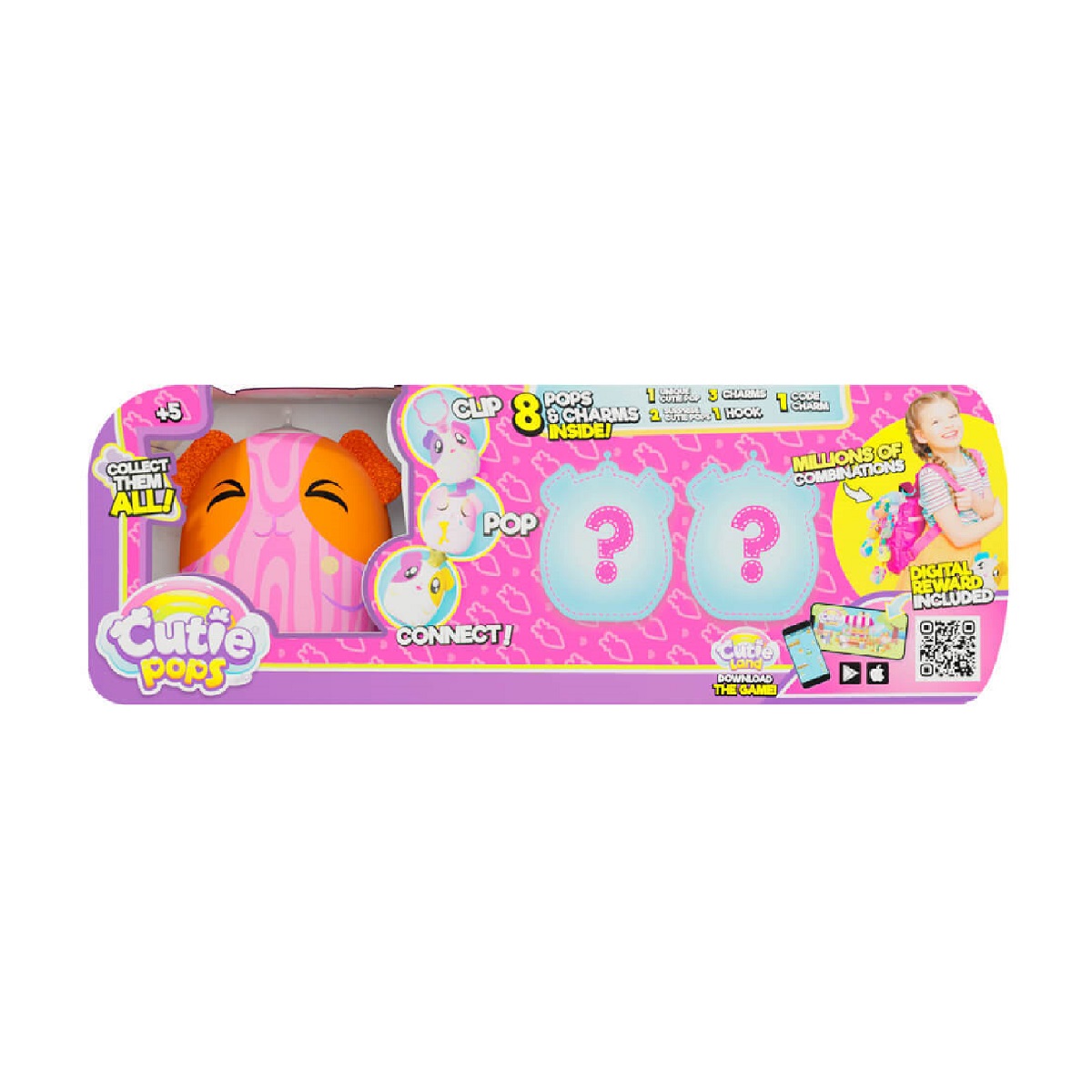 Set 3 Llaveros Peluche Sorpresa Cutie Pops - 1012013