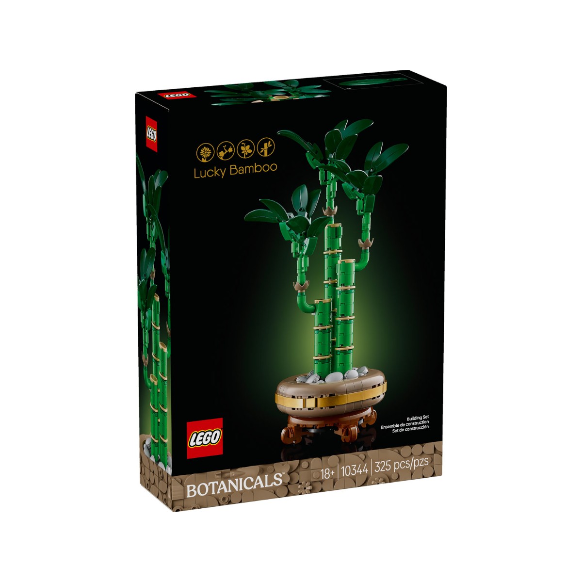 Lego Botanicals Bambú de la Suerte 325 Piezas - 1023246