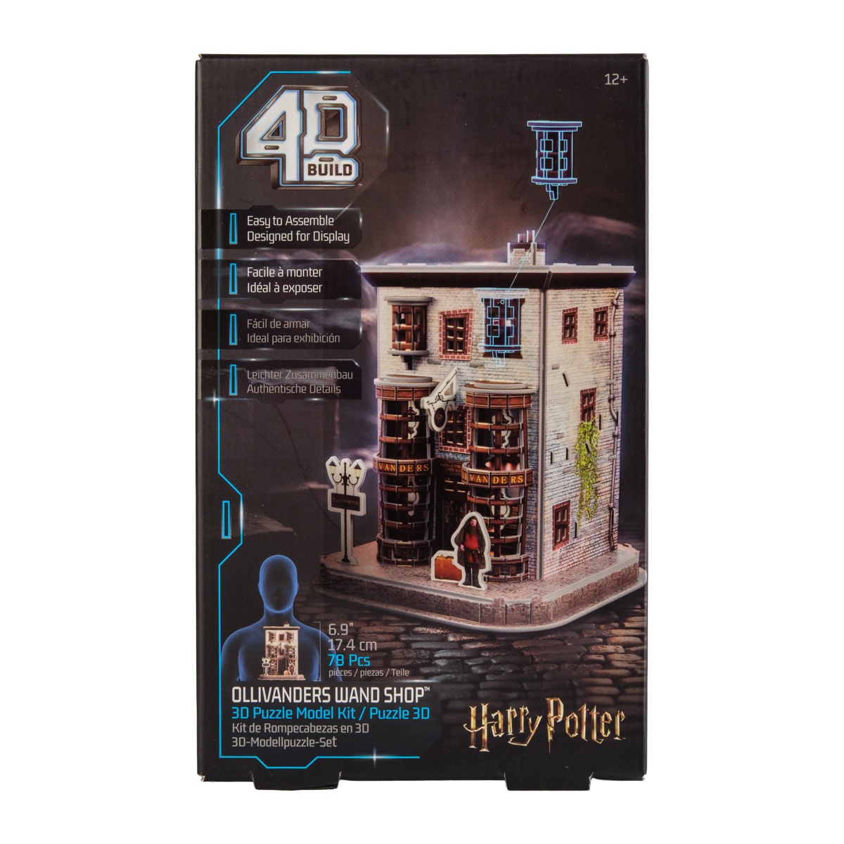 Rompecabezas 4D Harry Potter Ollivanders Wand Shop 78 Piezas - 1023337