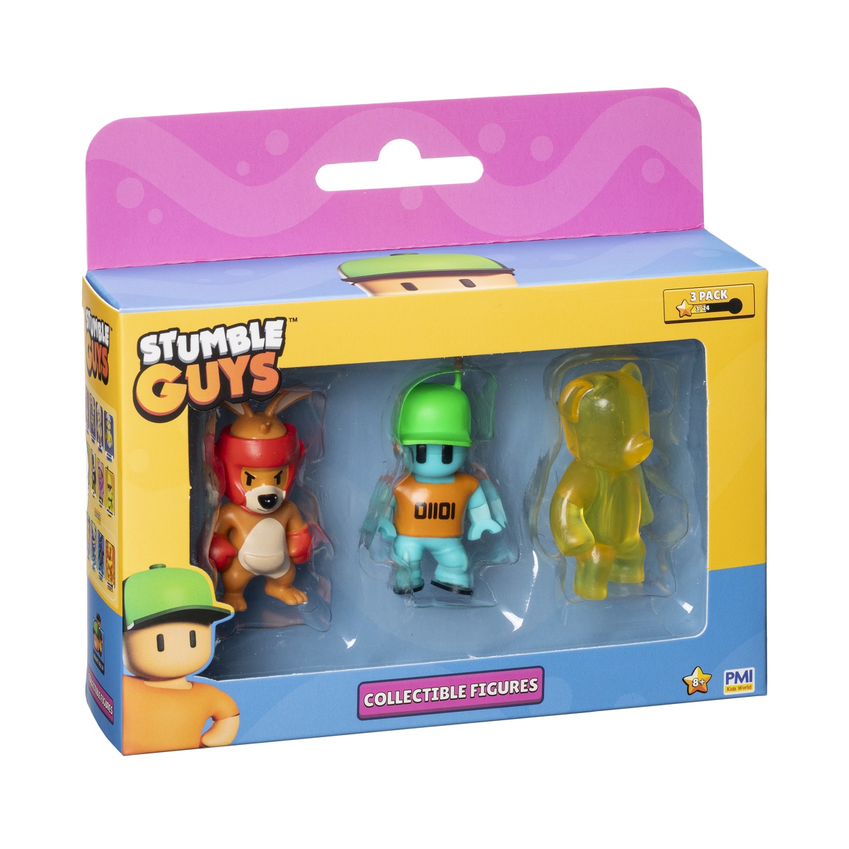 Set 3 Figuras Stumble Guys Serie 2 Surtido - 1012761
