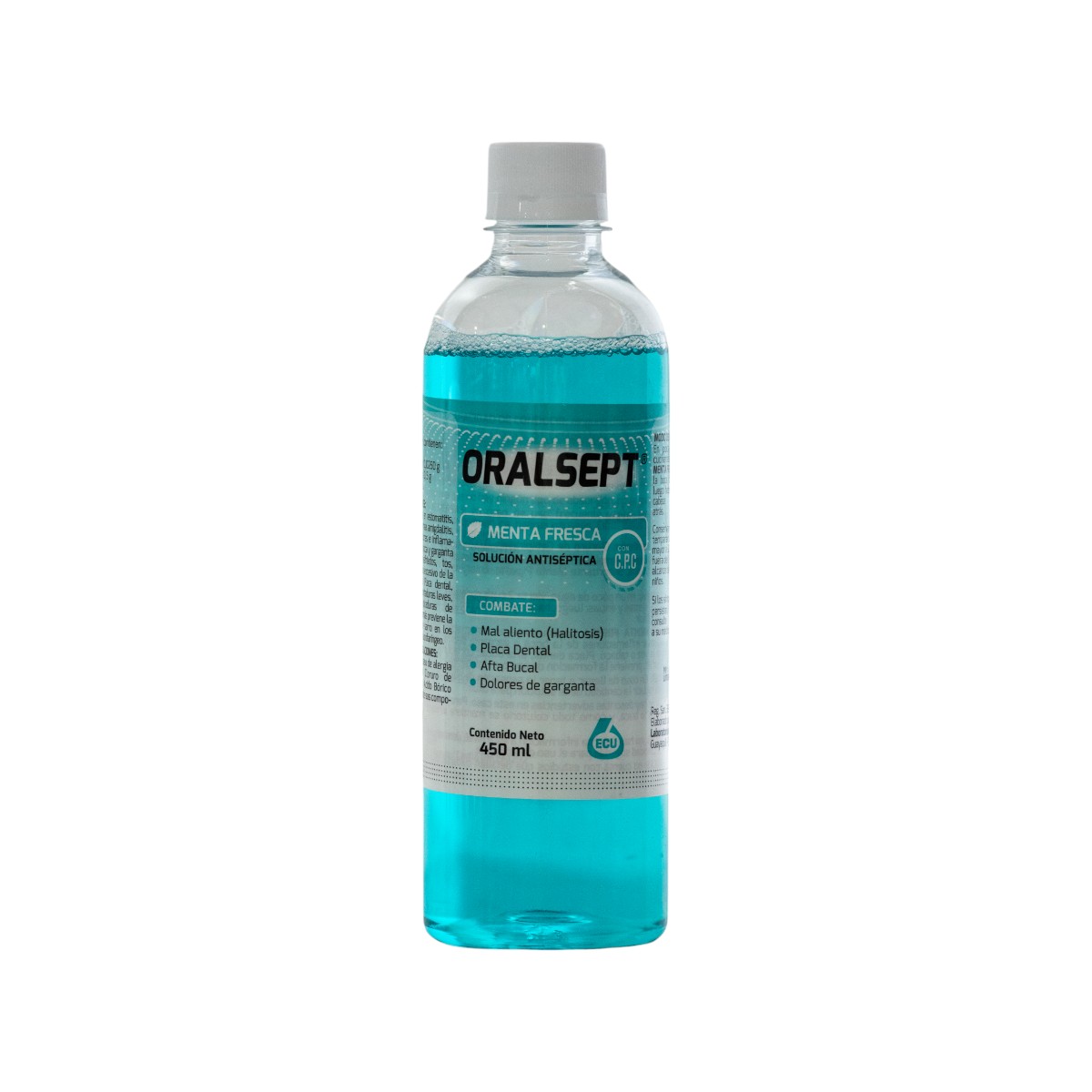 Enjuague Bucal Oralsept Menta Fresca 450ml - 1012978