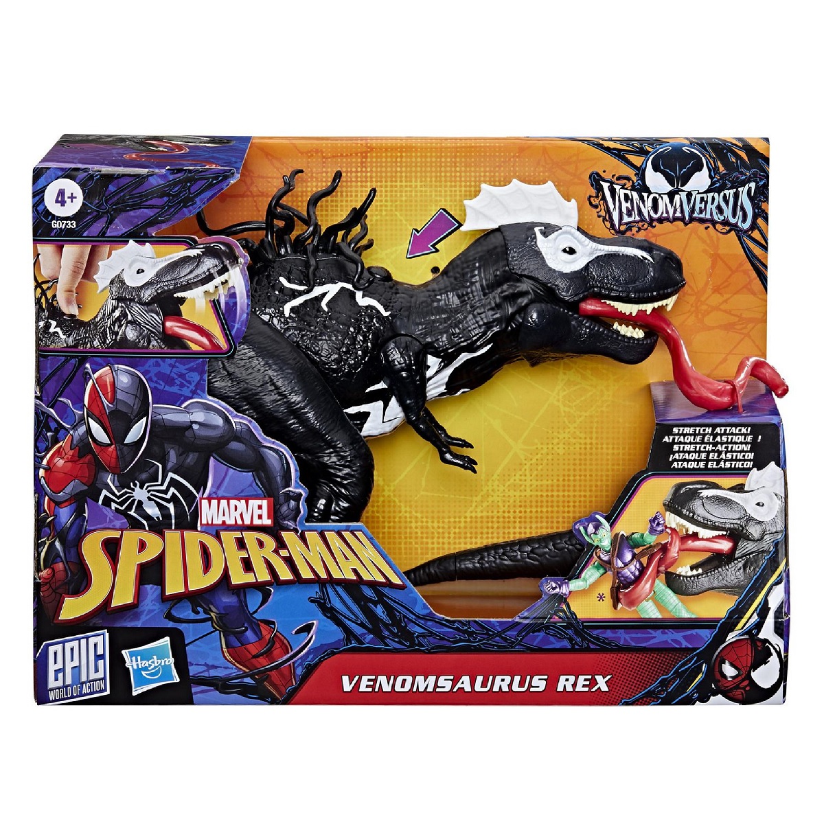 Figura Venomsaurus Rex Spider-Man de Marvel - 1013261