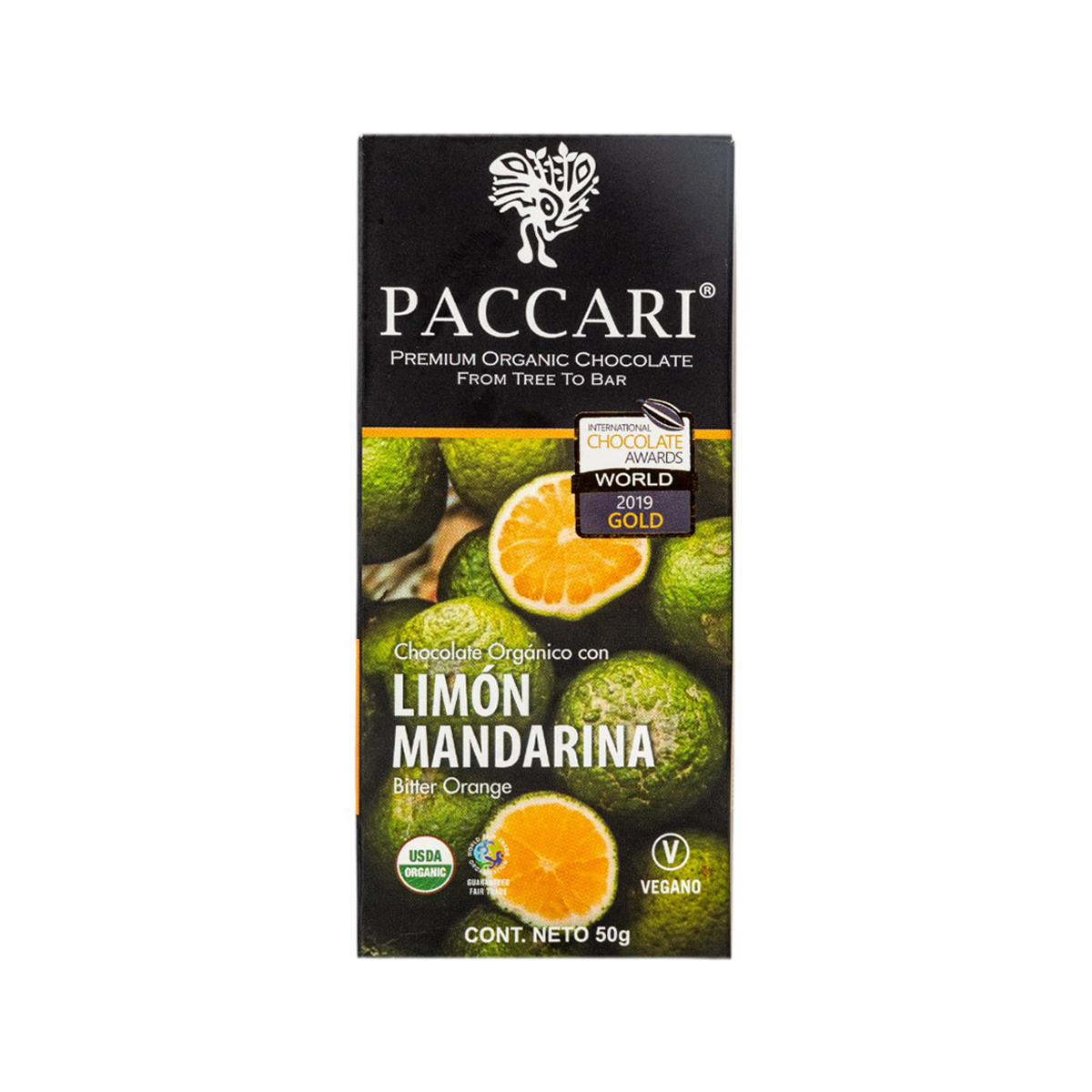 Tableta de Chocolate Pacari Orgánico 50 g - Varios Sabores - 1013867