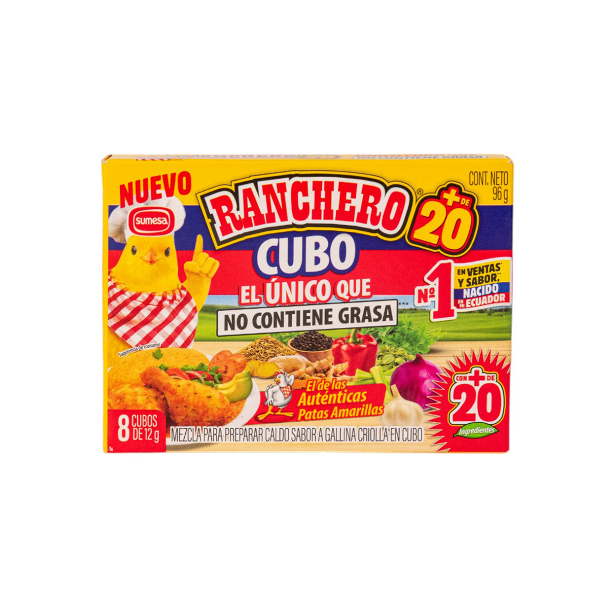 Caldo de Gallina en Cubo Ranchero - 8 Unidades - 1013854