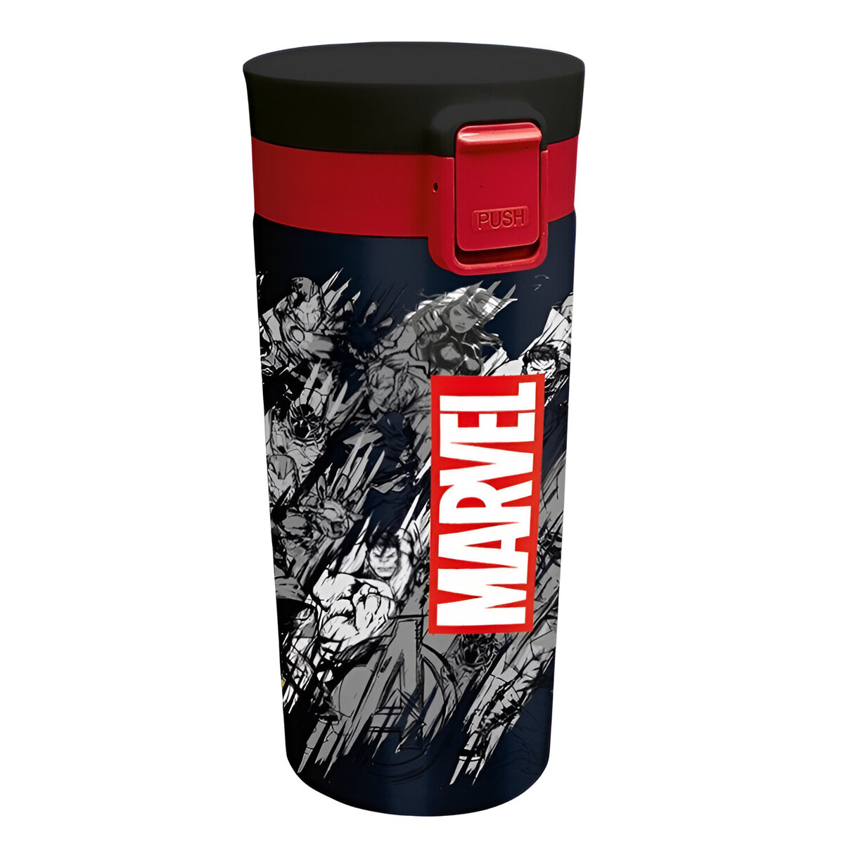 Termo Stor Young Adult City Coffe Avengers de Marvel 340ml - 1014410