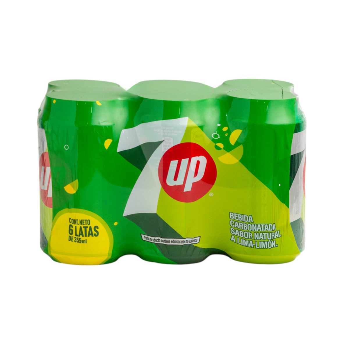Pack 6 Uds Cola Seven Up en Lata 355 ml - 1016028