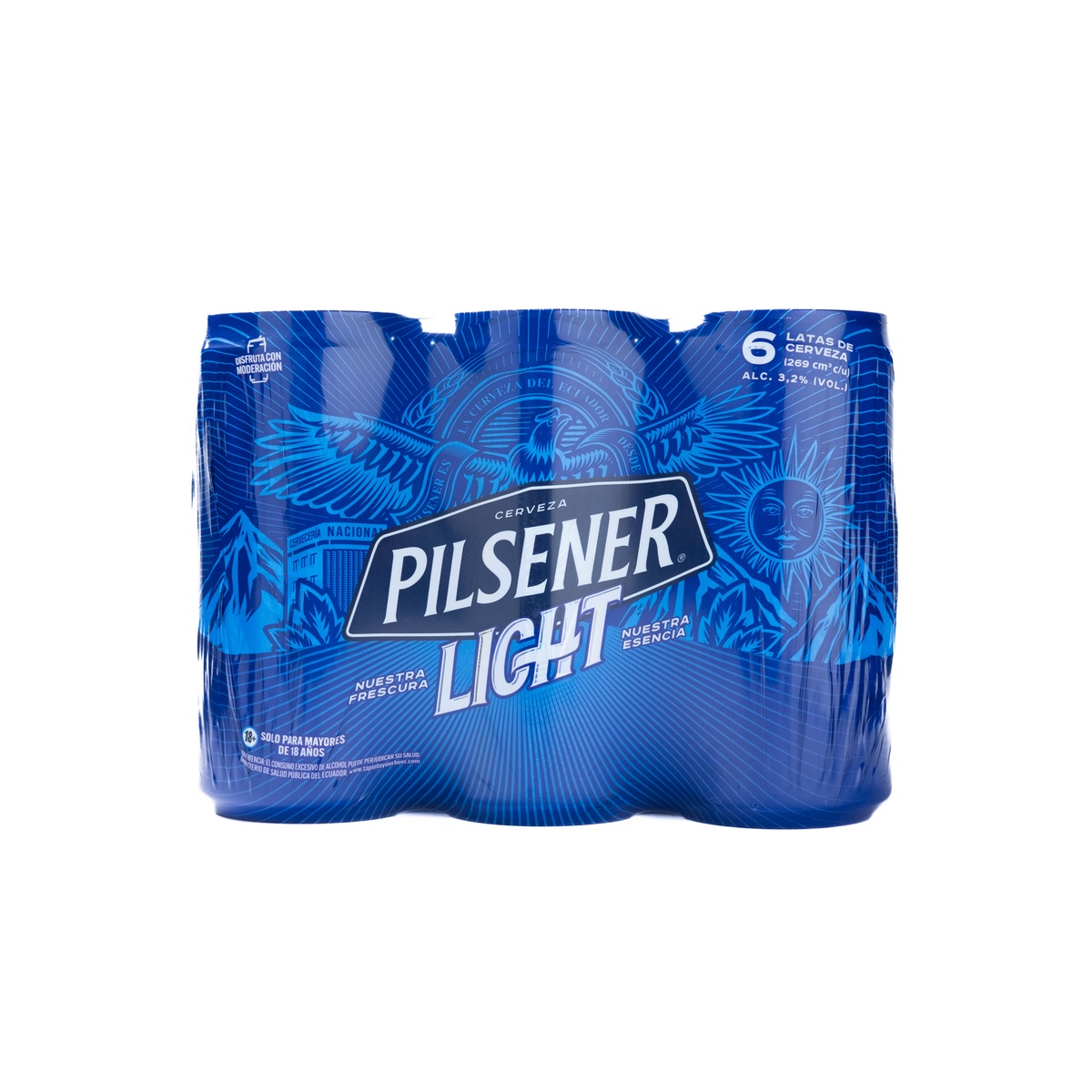 Pilsener Light Cerveza Lata 6pack 269ml - 1016065