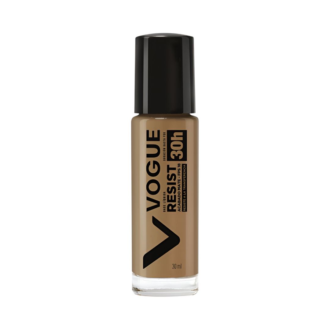 Base Líquida Vogue Resist 30H Acabado Mate - Varios Tonos - 1023777