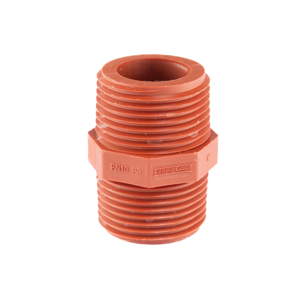 Neplo Corrido Ferriplast Roscado Tipo Tuerca 1 Pulgada - 1016521