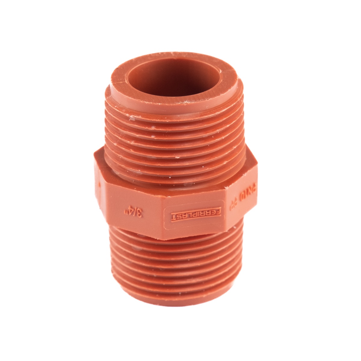 Neplo Corrido Ferriplast Roscado Tipo Tuerca 3/4 Pulgadas - 1016489