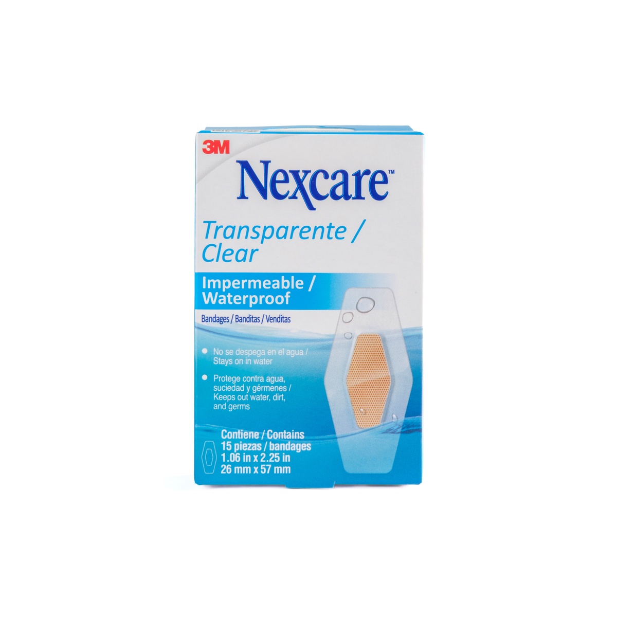 Banditas Nexcare Waterproof 26 mm x 57 mm - 1017657