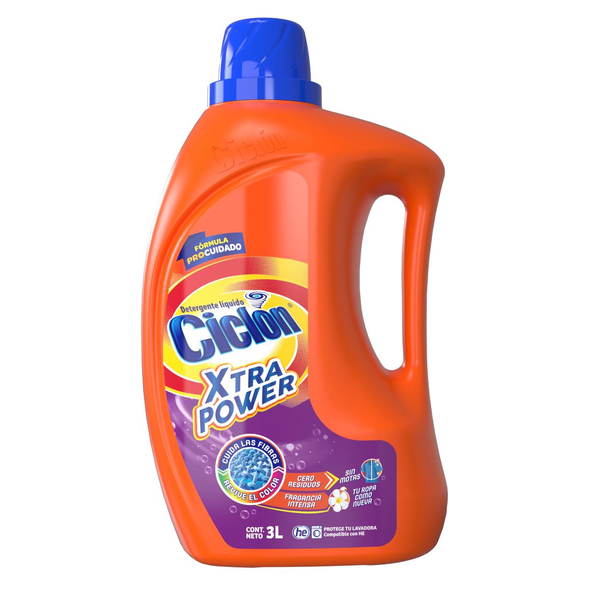 Detergente Líquido Ciclón Xtra Power 3 L - 1018854