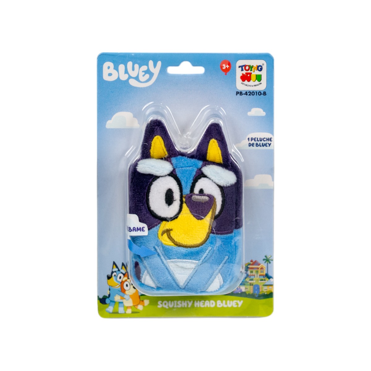 Peluche Squishy Head Bluey - 1024073