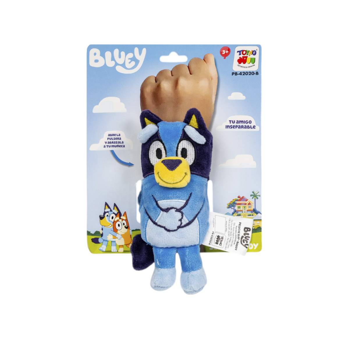 Peluche Slap-Buddy Bluey 20cm - 1024122
