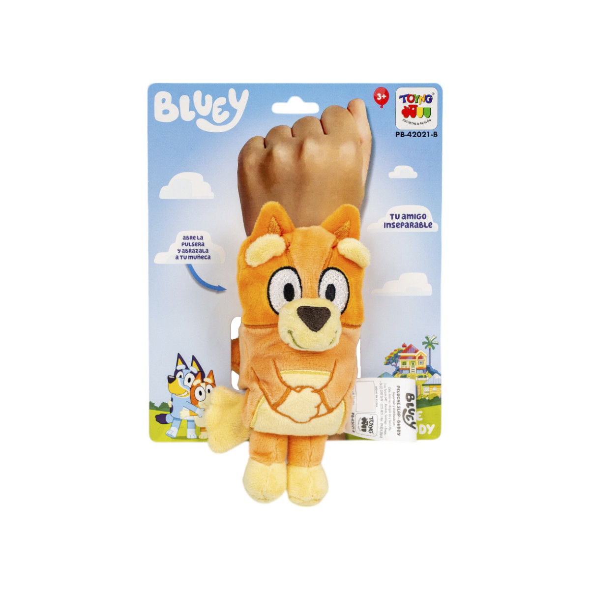 Peluche Slap-Buddy Bluey 20cm - 1024123