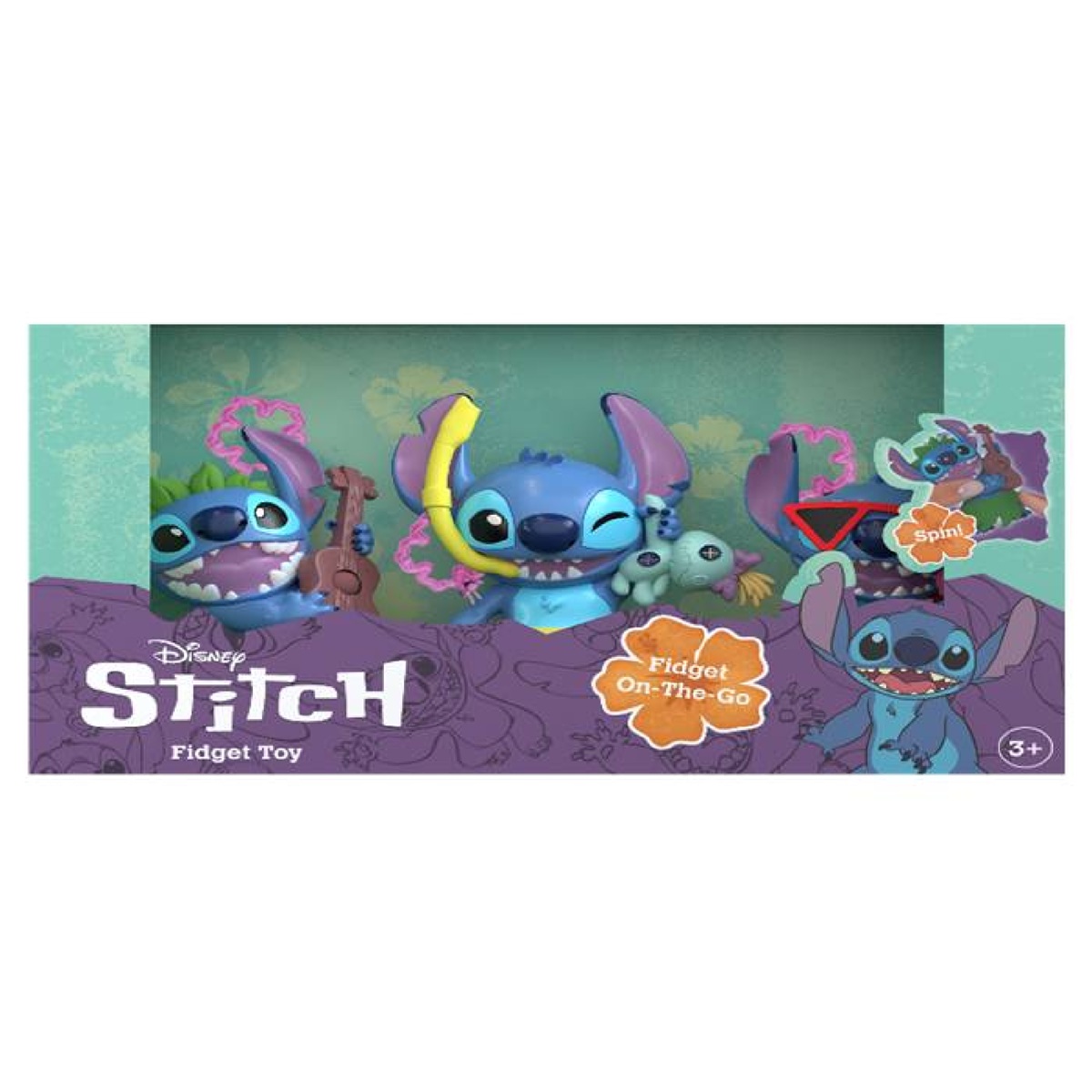 Set 3 Figuras Fidget Stitch de Disney - 1018500