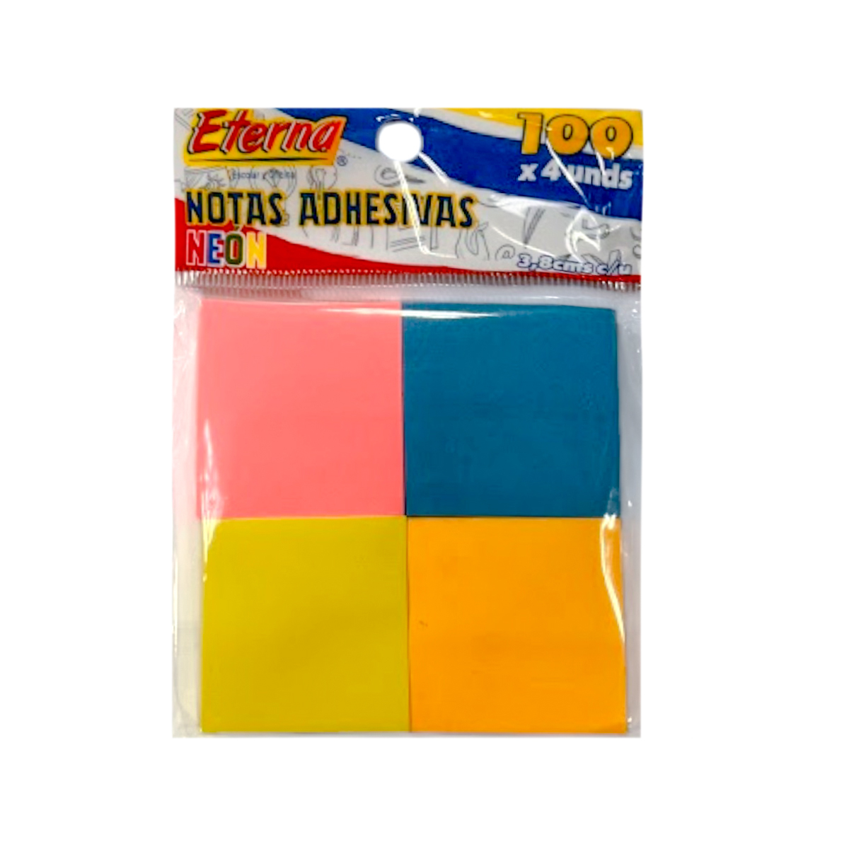 Notas Adhesivas Eterna Colores Neón - 1018693