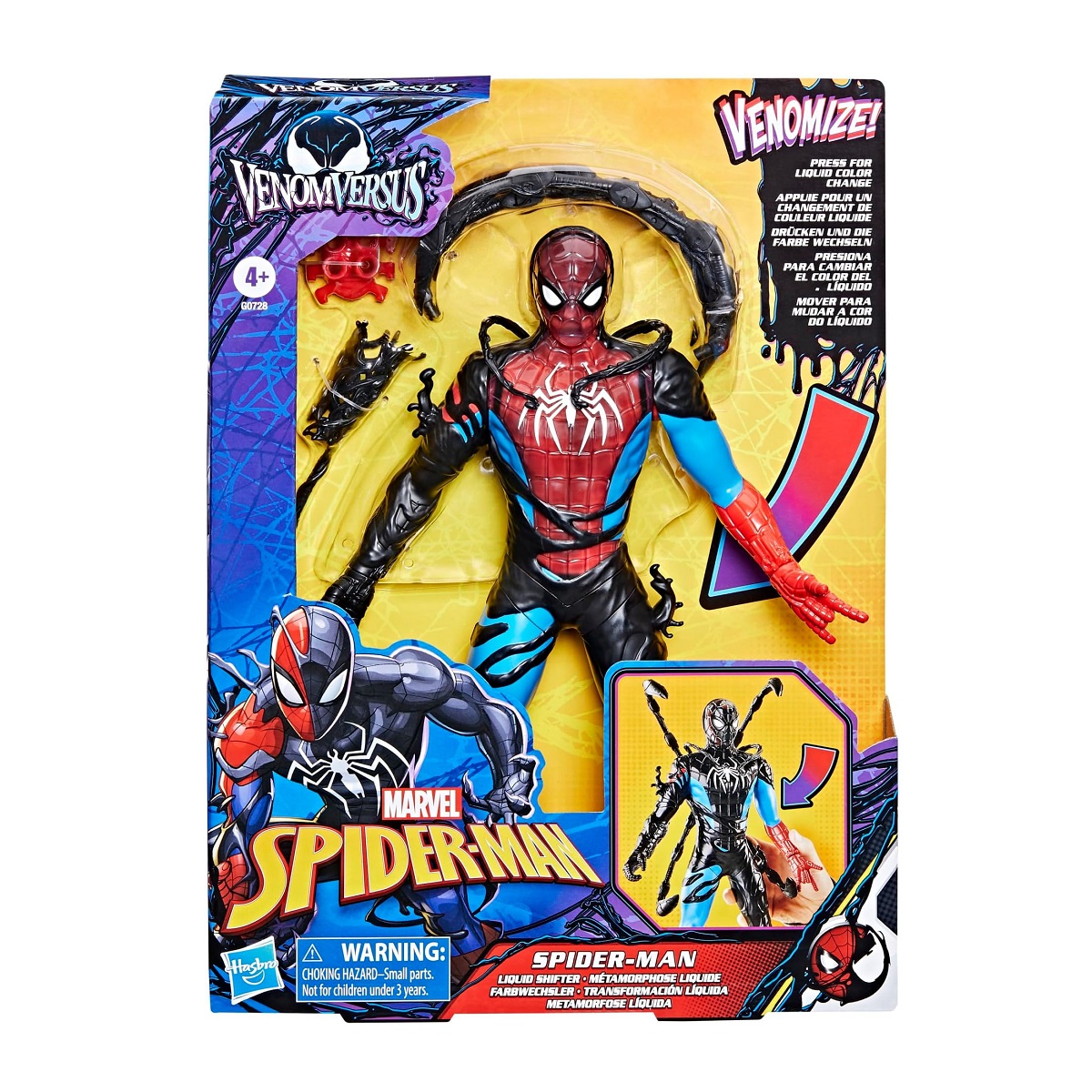Figura Venomize Liquid Shifter Spider-Man de Marvel - 1019282
