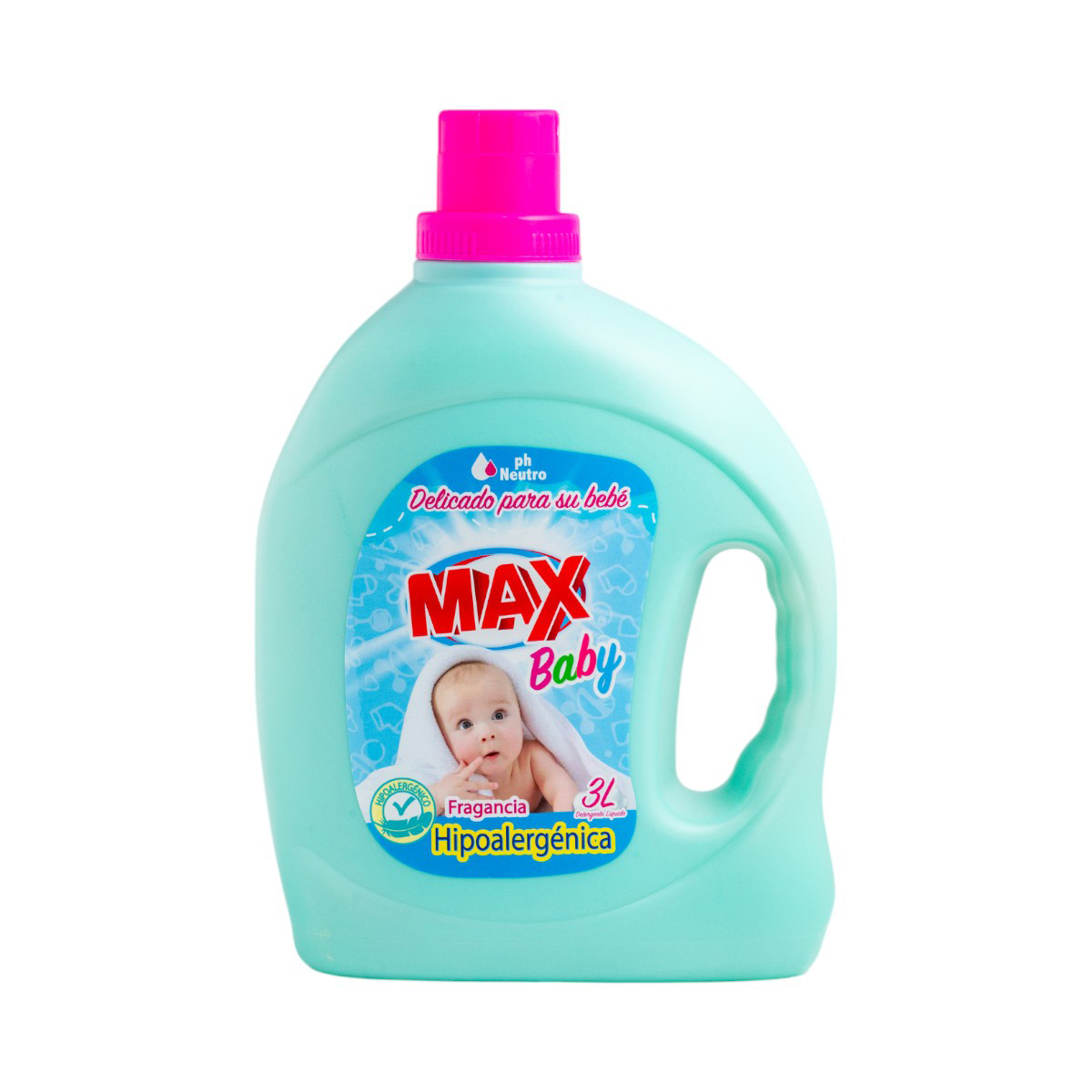 Detergente Líquido Max Baby Hipoalergénico 3 L - 1020287
