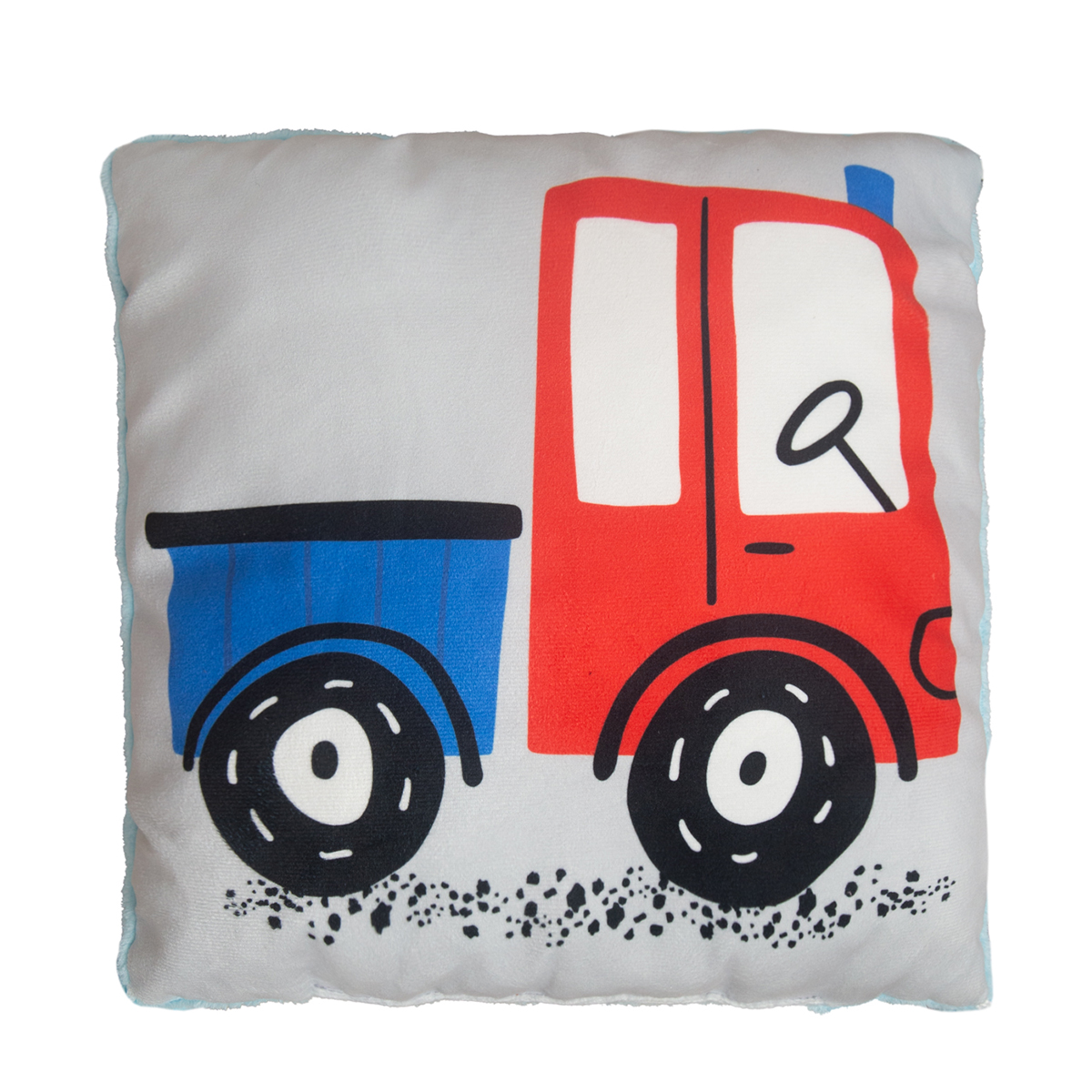 Cojín Infantil Baby Joy Volqueta Sublimado Azul 35x35cm - 1020518