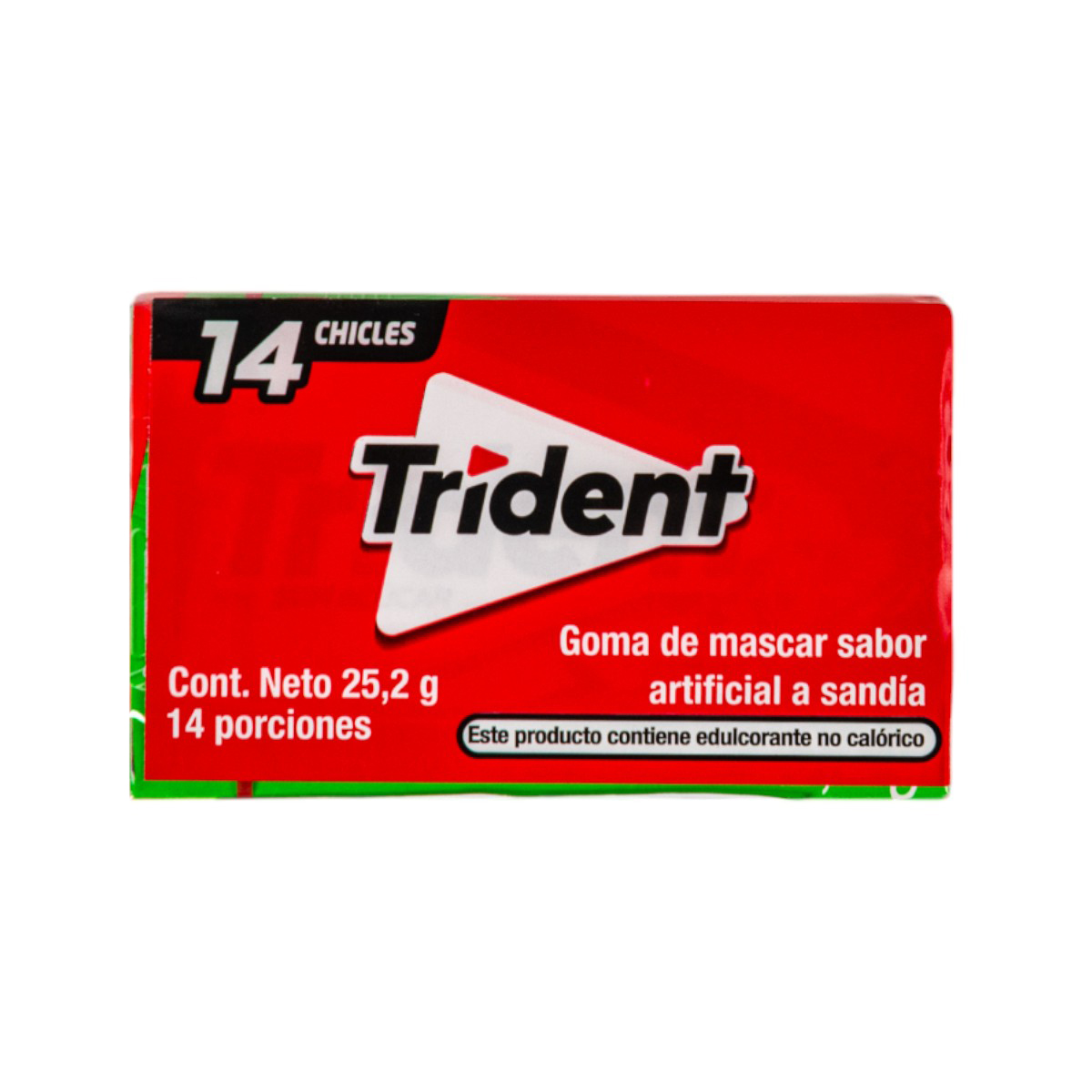 Chicle Trident Sandía 25.2 g - 14 Unidades - 1021625