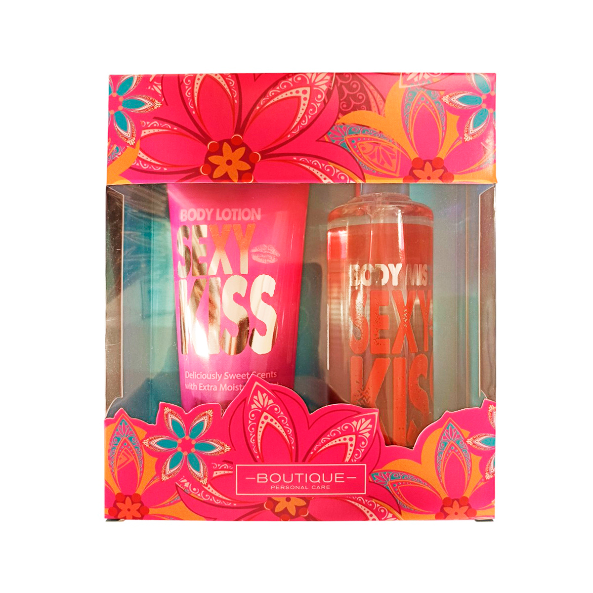 Set Sexy Kiss Boutique Splash Body Mist más Body Lotion for Women - 1022114