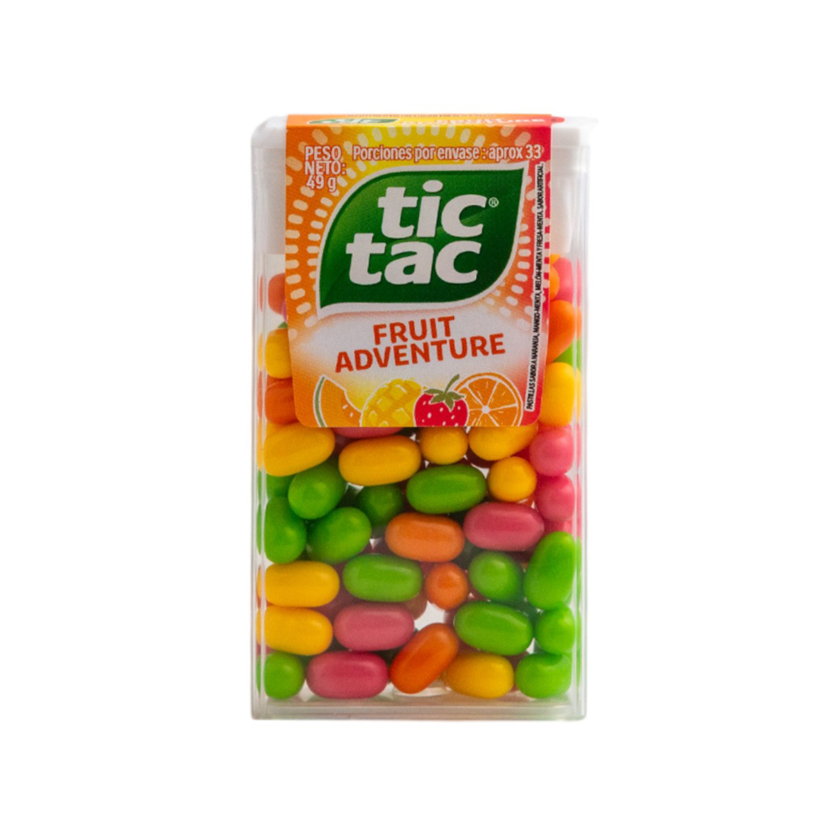 Caramelo Tic Tac Fruit Adventure 49 g - 1073568