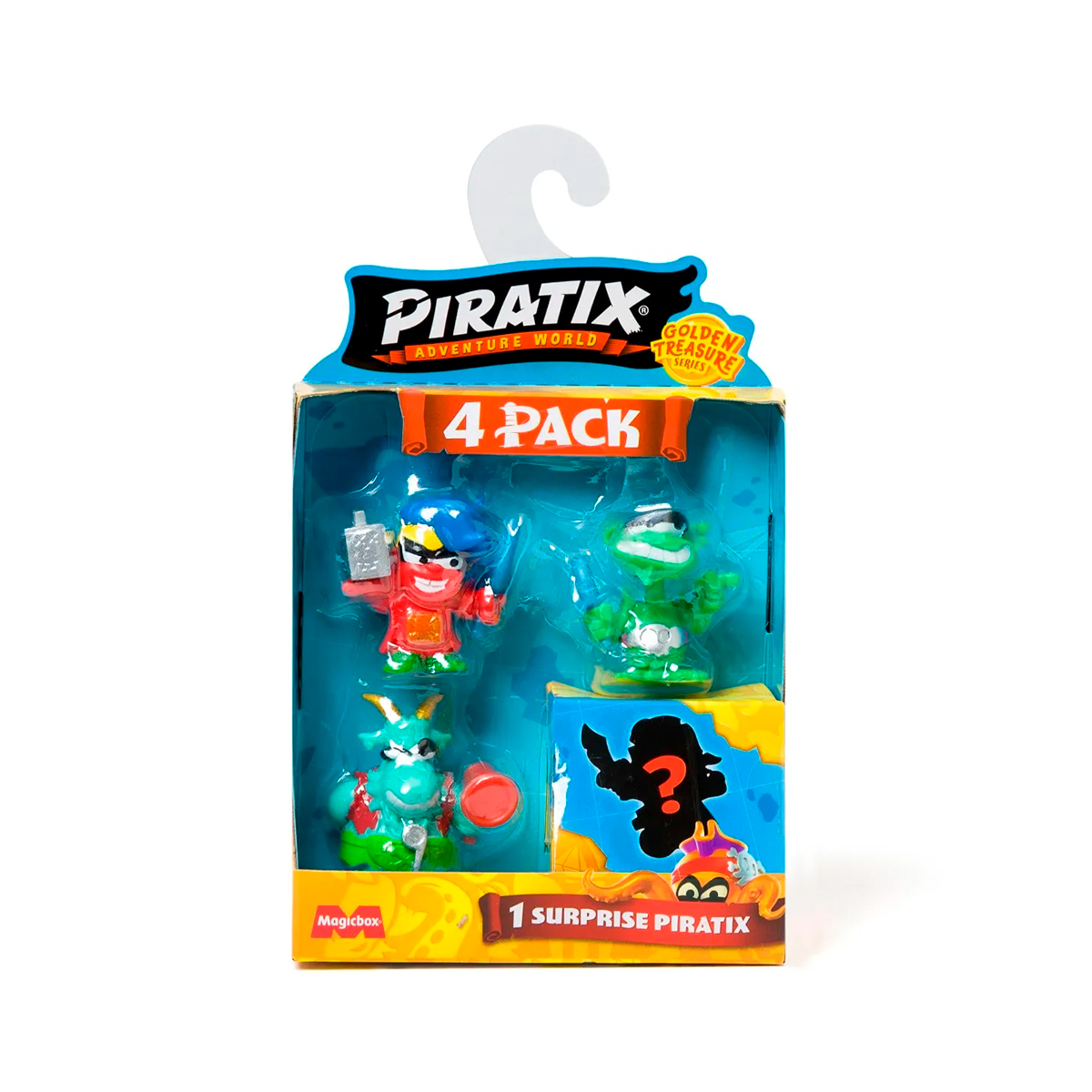 Set 4 Figuras Piratix Golden Treasure Surtido - 1074621