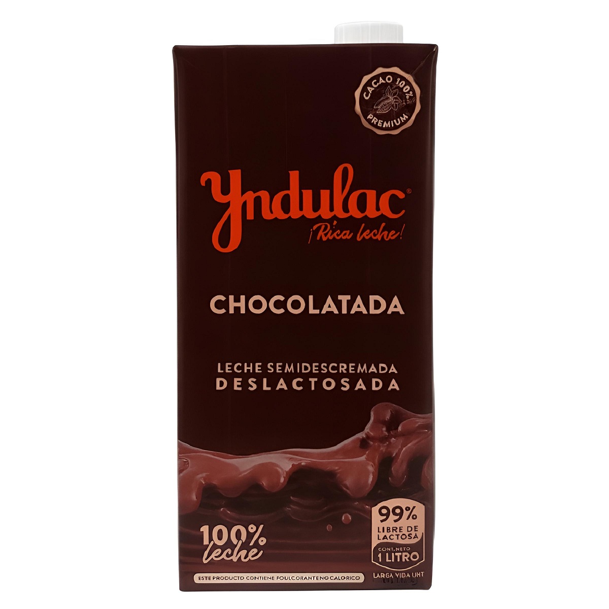 Leche Semidescremada y Deslactosada Indulac Chocolatada 1 L - 1077718