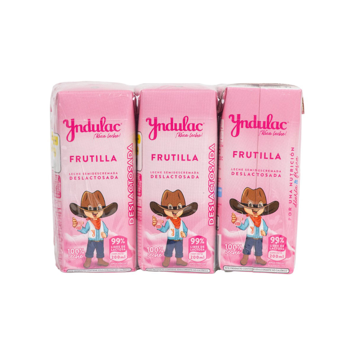 Pack 6 Uds Leche Indulac Frutilla 200 ml - 1077723