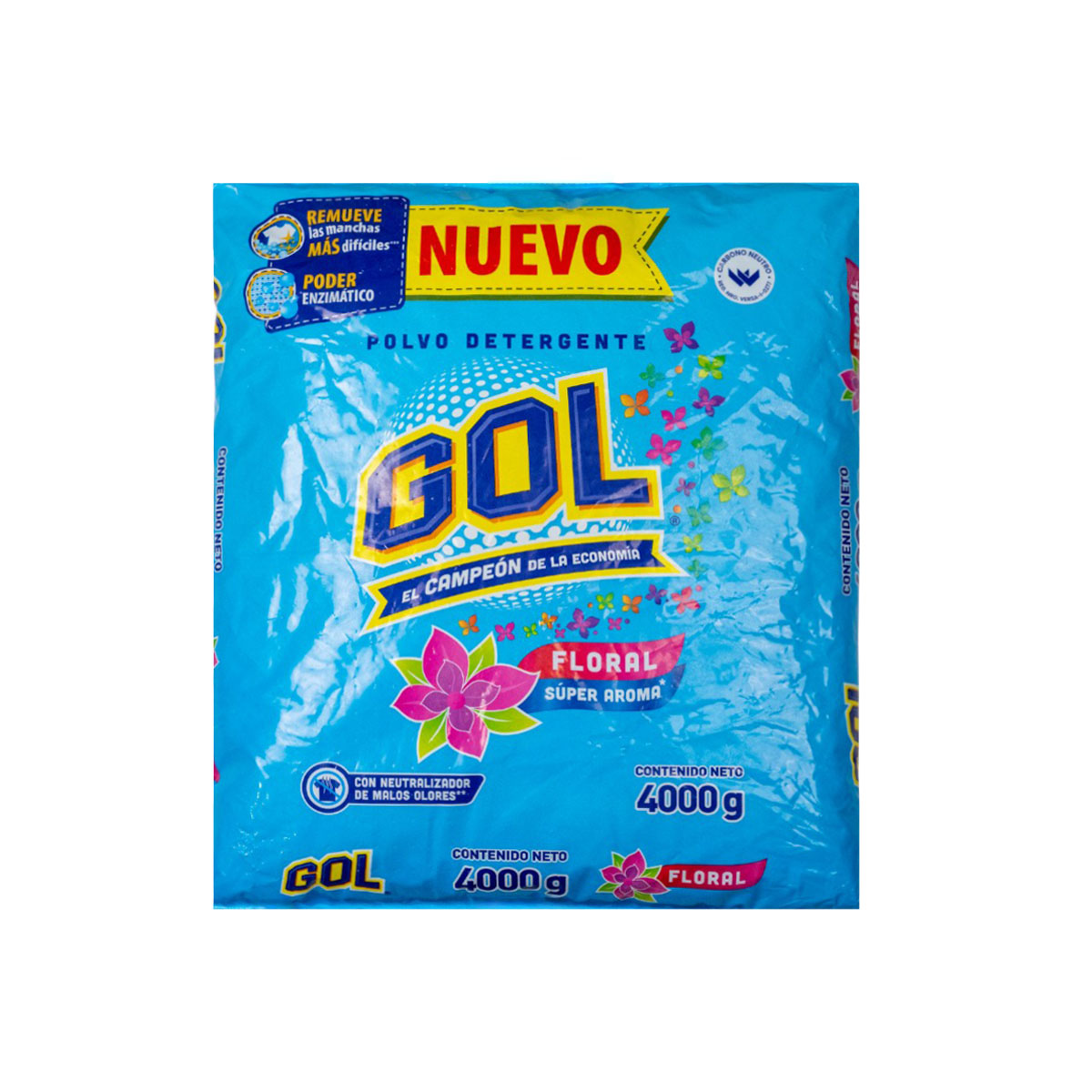 Detergente en polvo Gol Floral 4 kg - 1079801