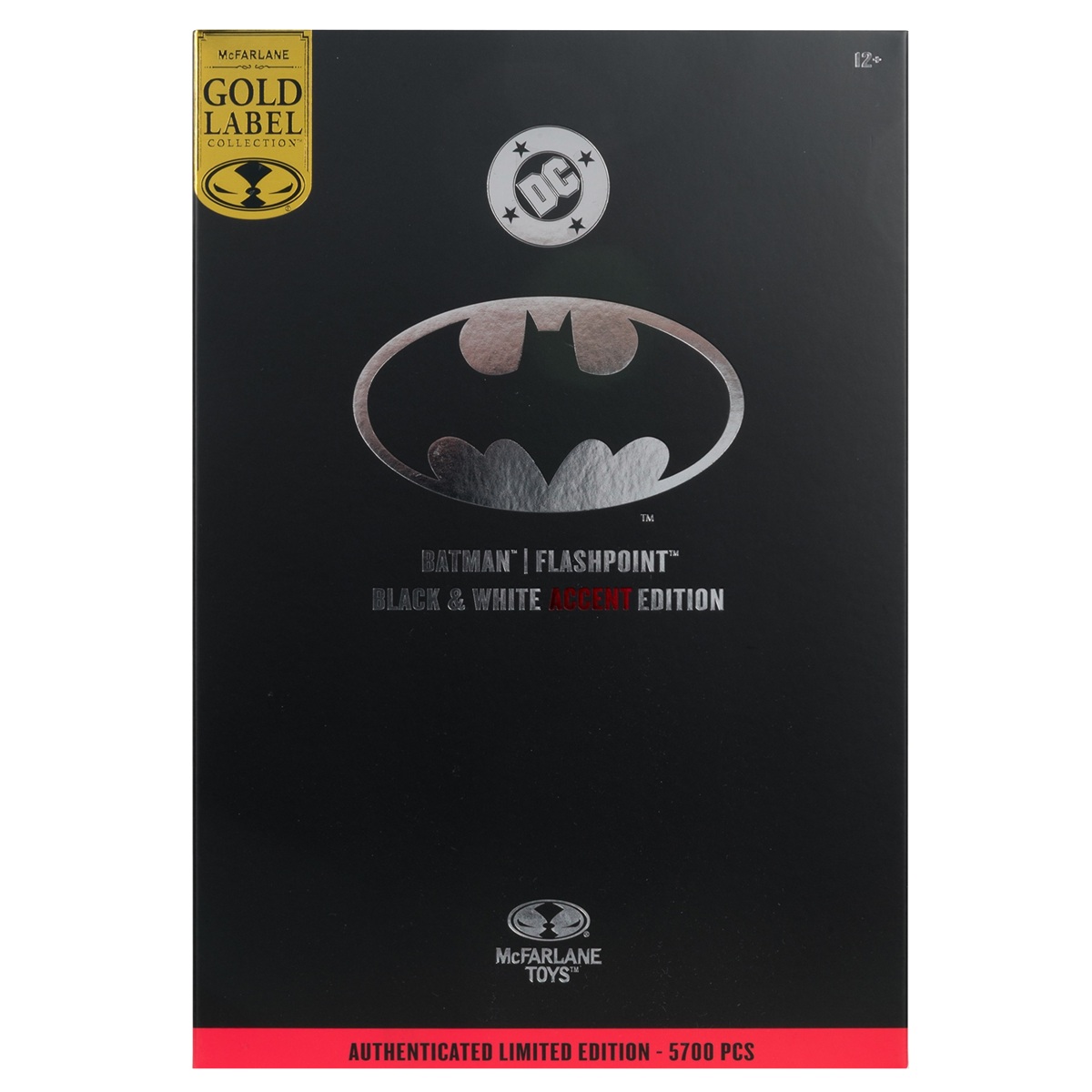 Figura DC Batman Flashpoint Edition Black & White 17cm - 1082110