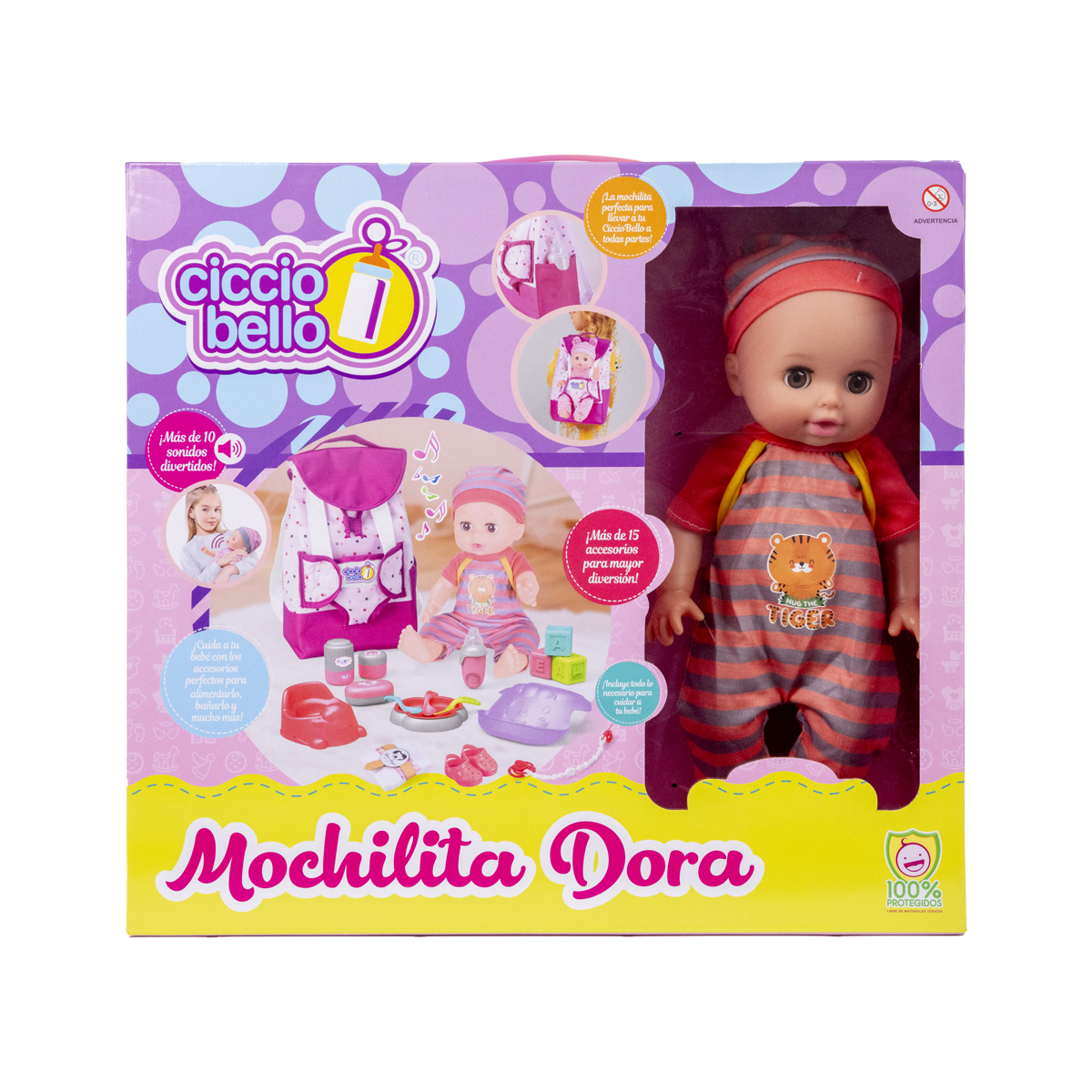 Muñeco Ciccio Bello Mochilita Dora 2025 - 1084574