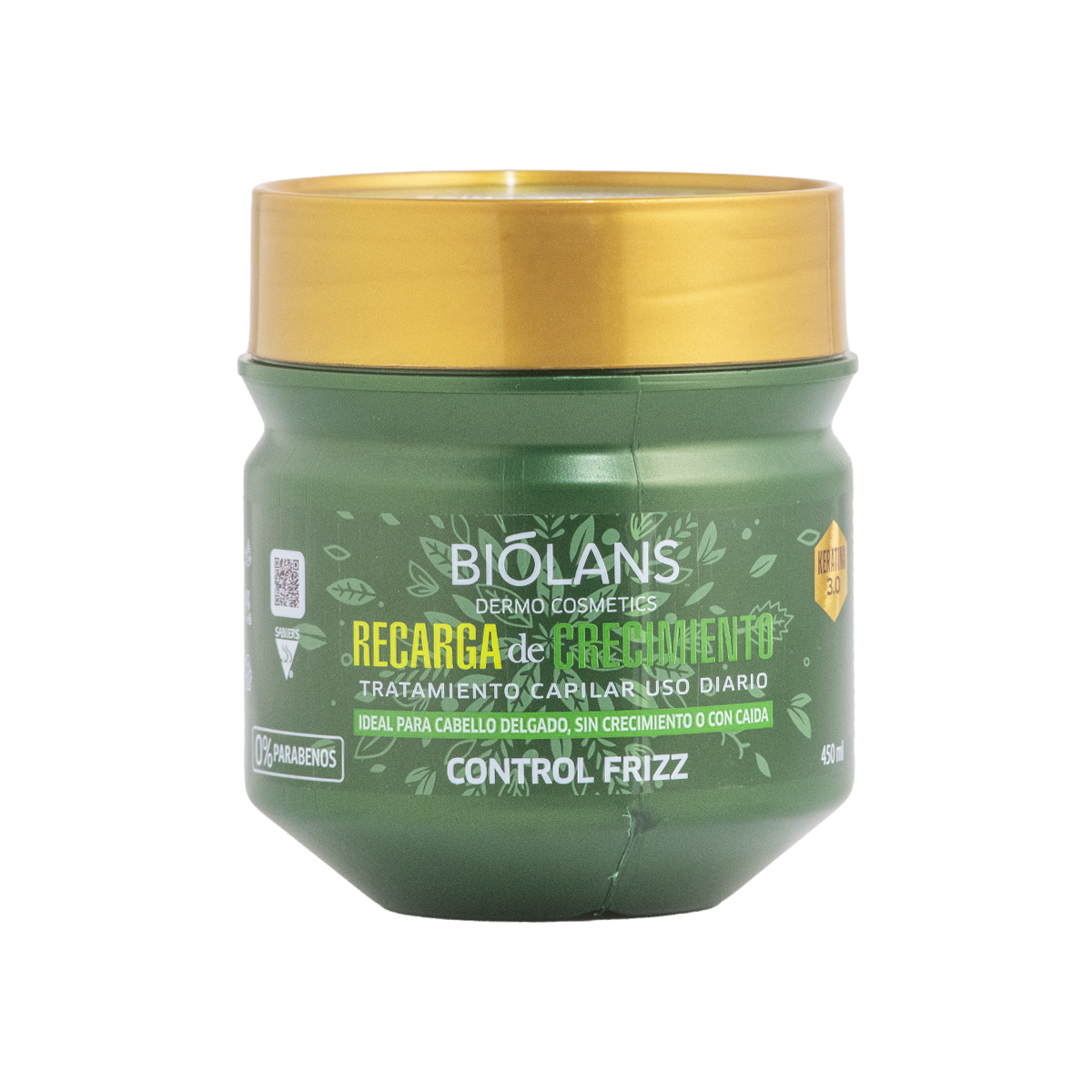 Tratamiento Capilar Biolans Recarga de Crecimiento 450 ml - 1086045