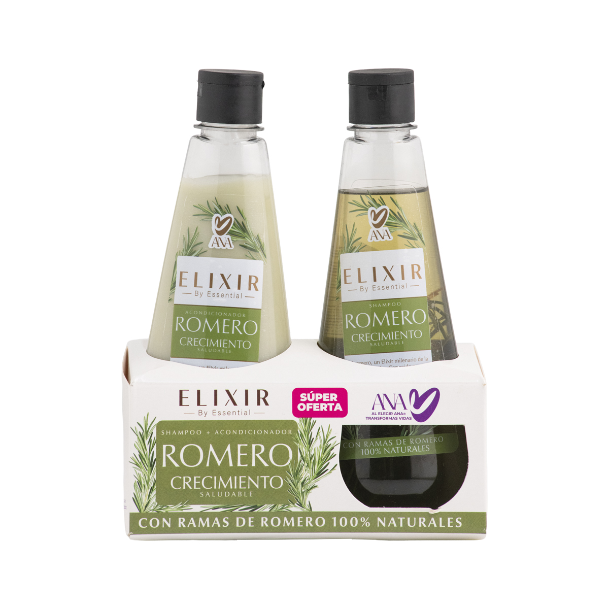 Pack Shampoo y Acondicionador Ana Elixir de Romero - 1086896
