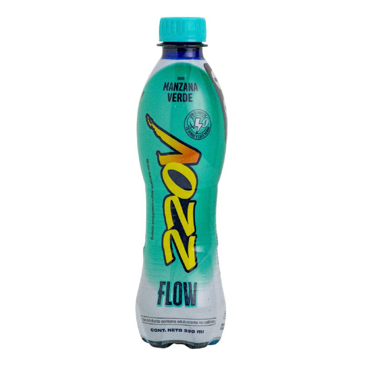 Bebida Energizante V220 Flow Manzana Verde 330 ml - 1087726
