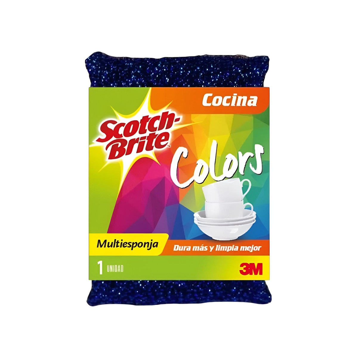 Esponja Scotch Brite Colors Multiusos - 1091639