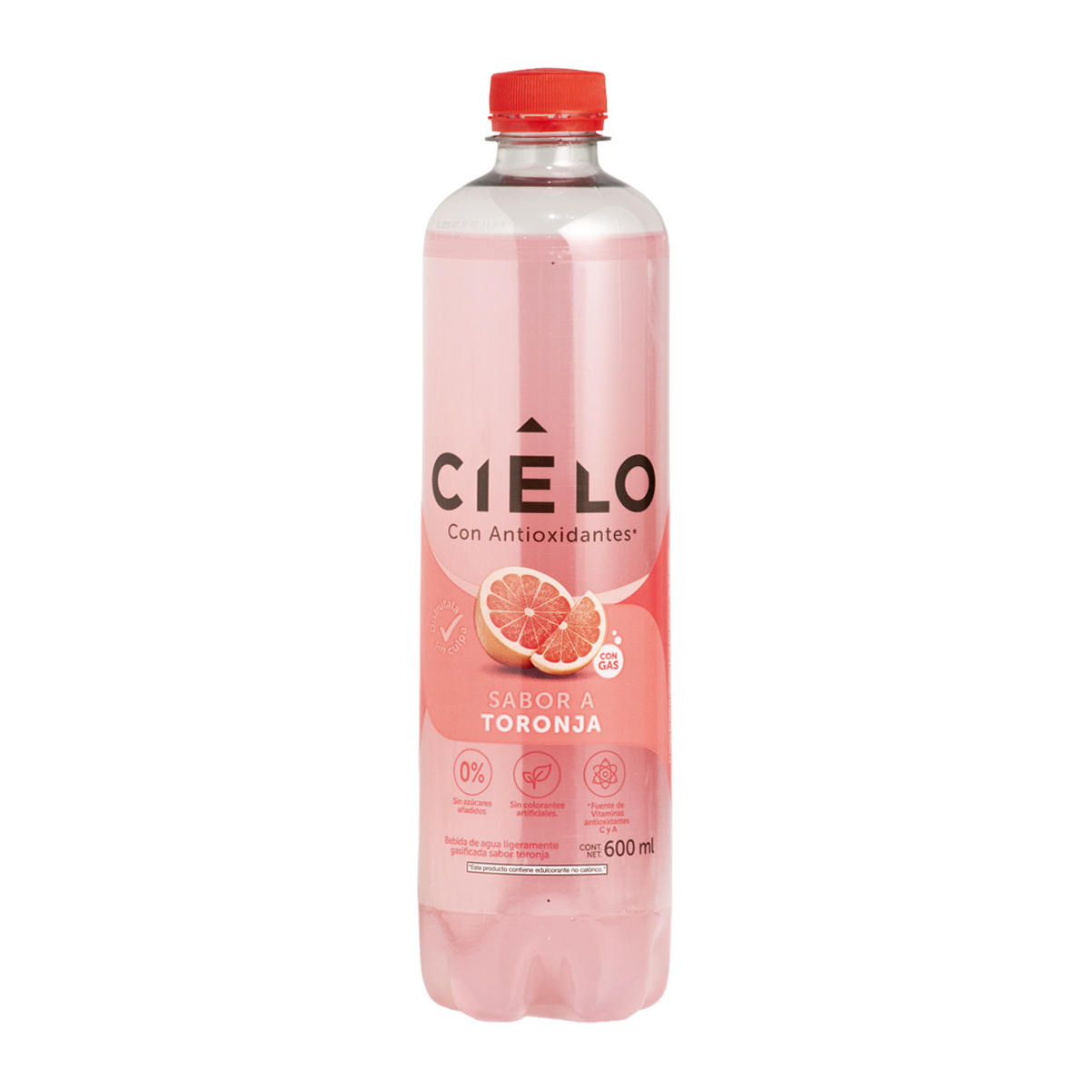 Agua con Gas Cielo Toronja 600 ml - 1087962