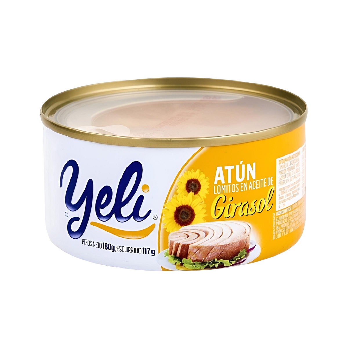Atún Yeli Lomitos en Aceite de Girasol 180 g - 1088033