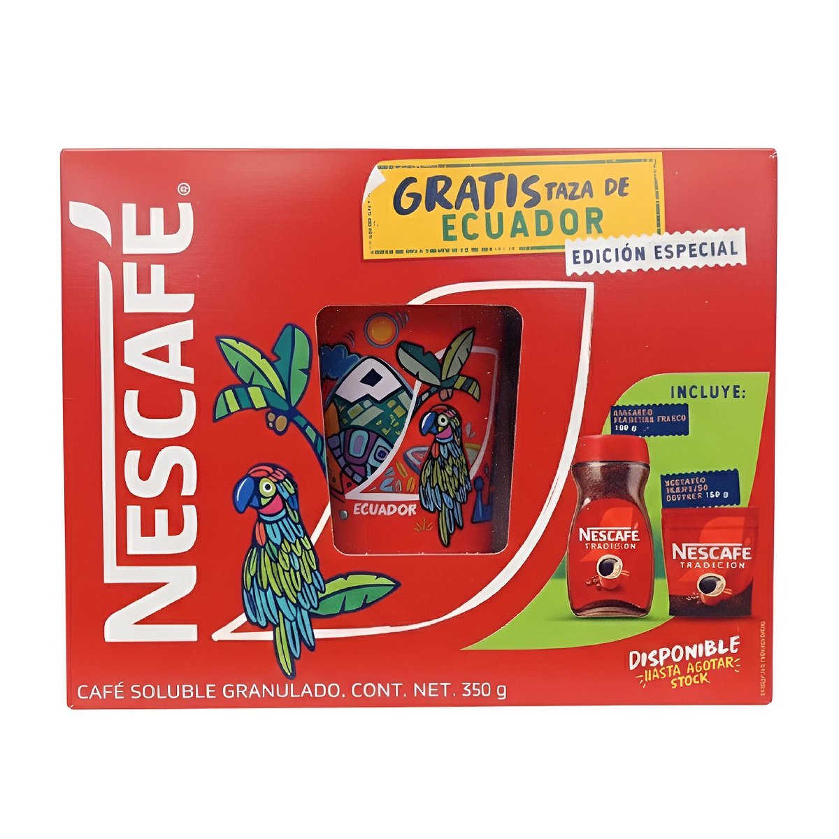 Pack Nescafé Tradición 190 g más Doypack 160 g Gratis Taza - 1088672