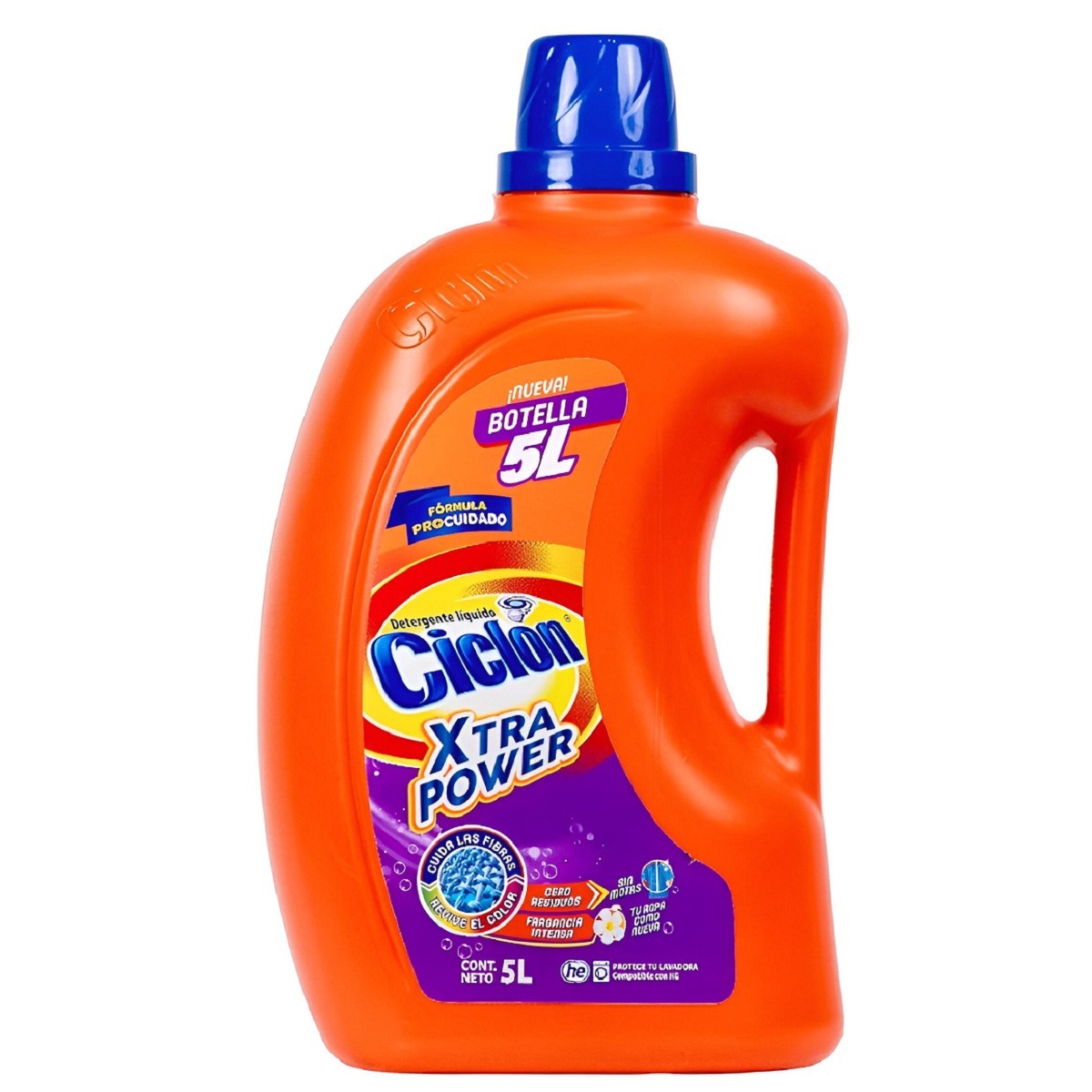 Detergente Líquido Ciclón Xtra Power Floral 5 L - 1092073