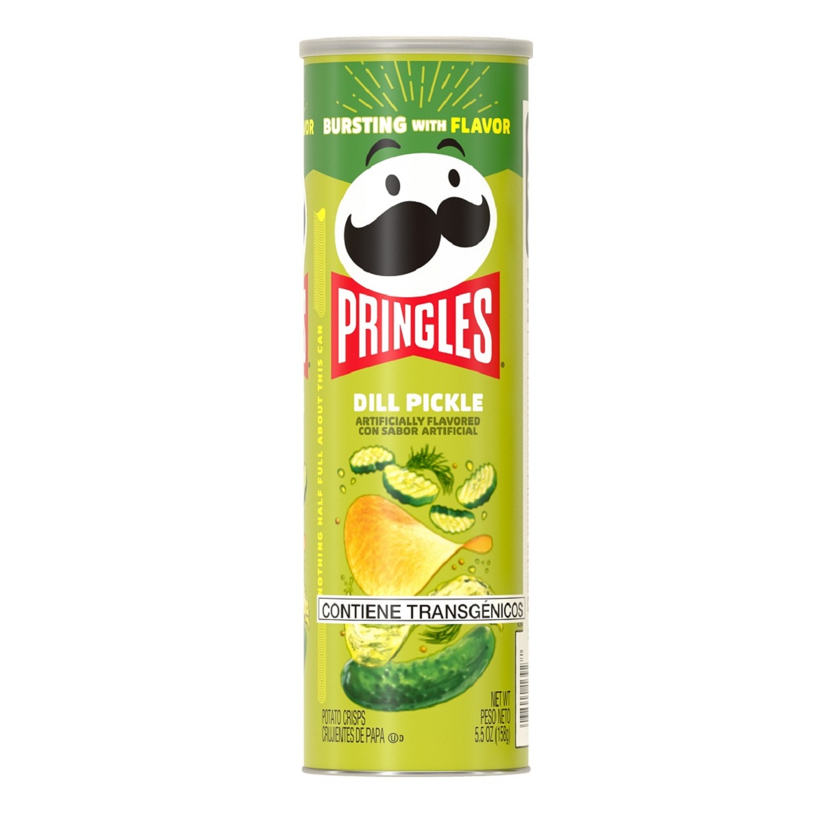 Papas Pringles Dill Pickle Crisps 158 g - 1099322