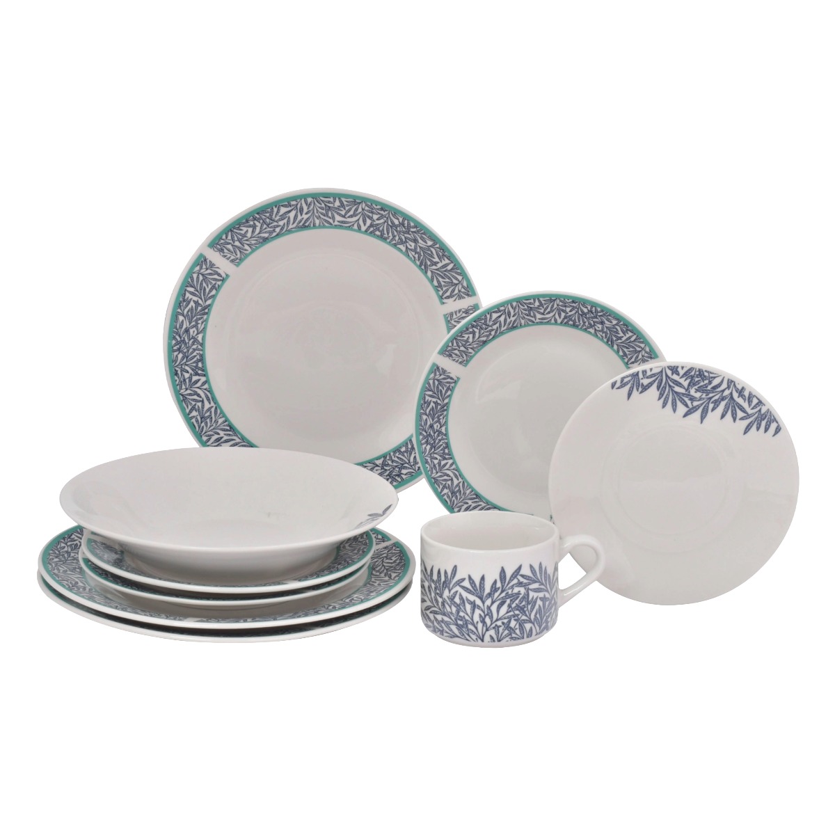 Set de Vajilla Hojas Home Life Porcelana - 20 Piezas - 1086149