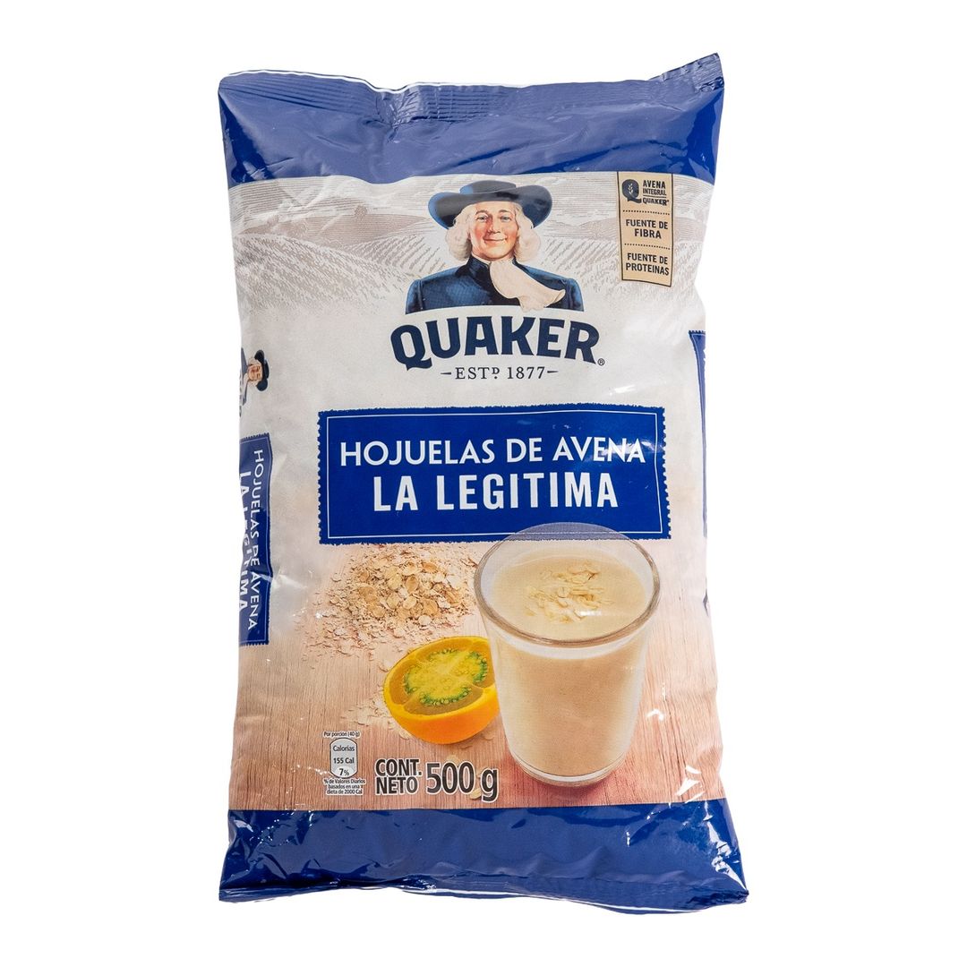 Avena en Hojuelas Quaker La Legítima 500 g - 911259