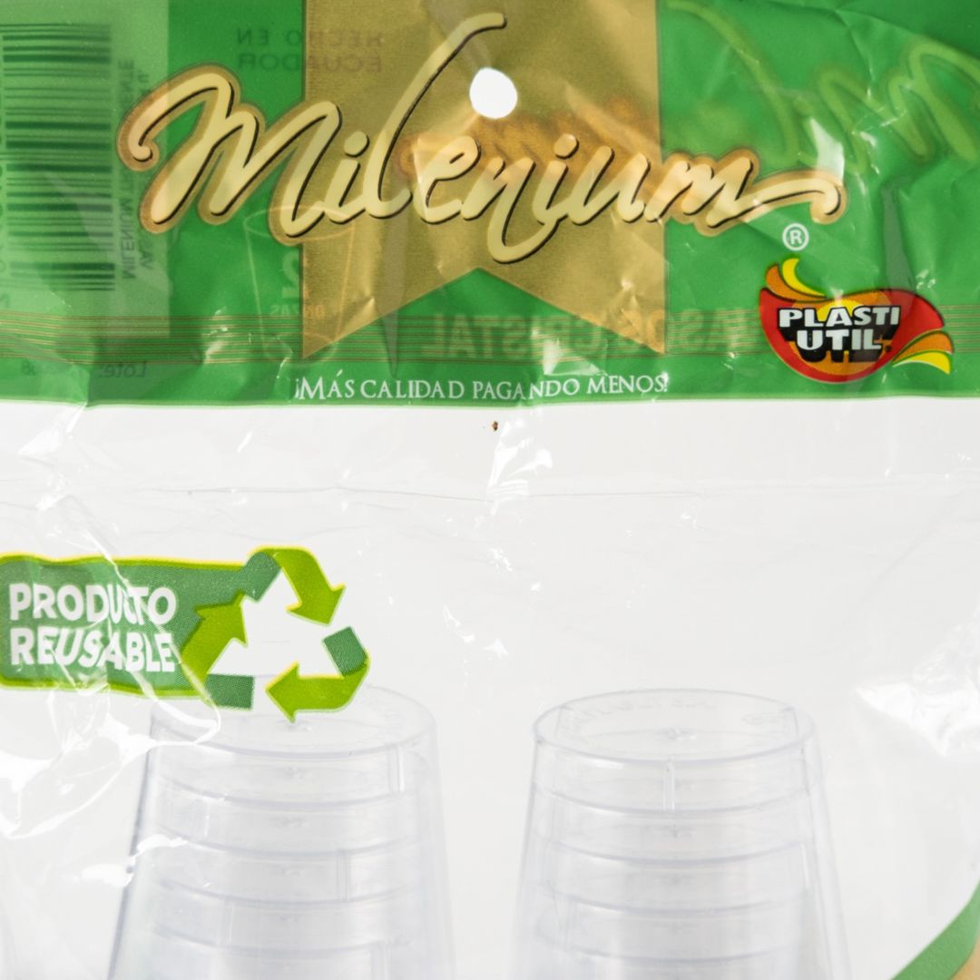 Pack 24 Uds Vasos Desechables Milenium 2 oz - 909655