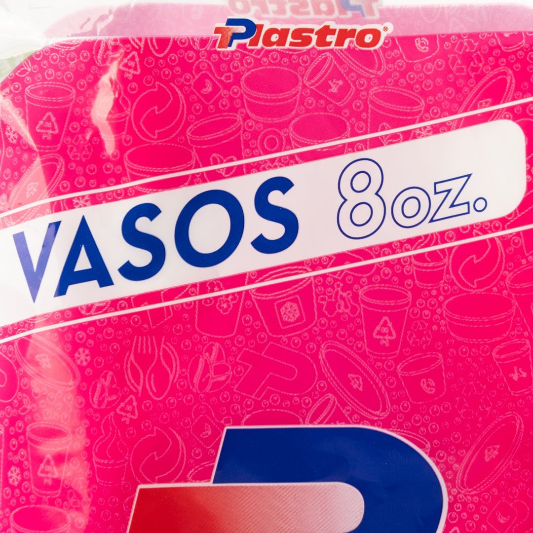 Pack 20 Uds Vasos Desechables Plastro Térmicos 8 oz - 909664