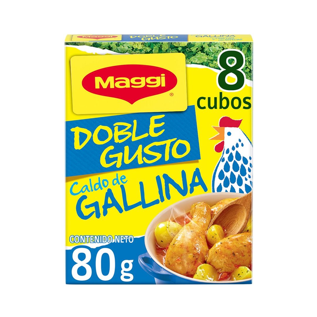 Caldo de Gallina Maggi en Cubo Maggi - 8 Unidades - 910466