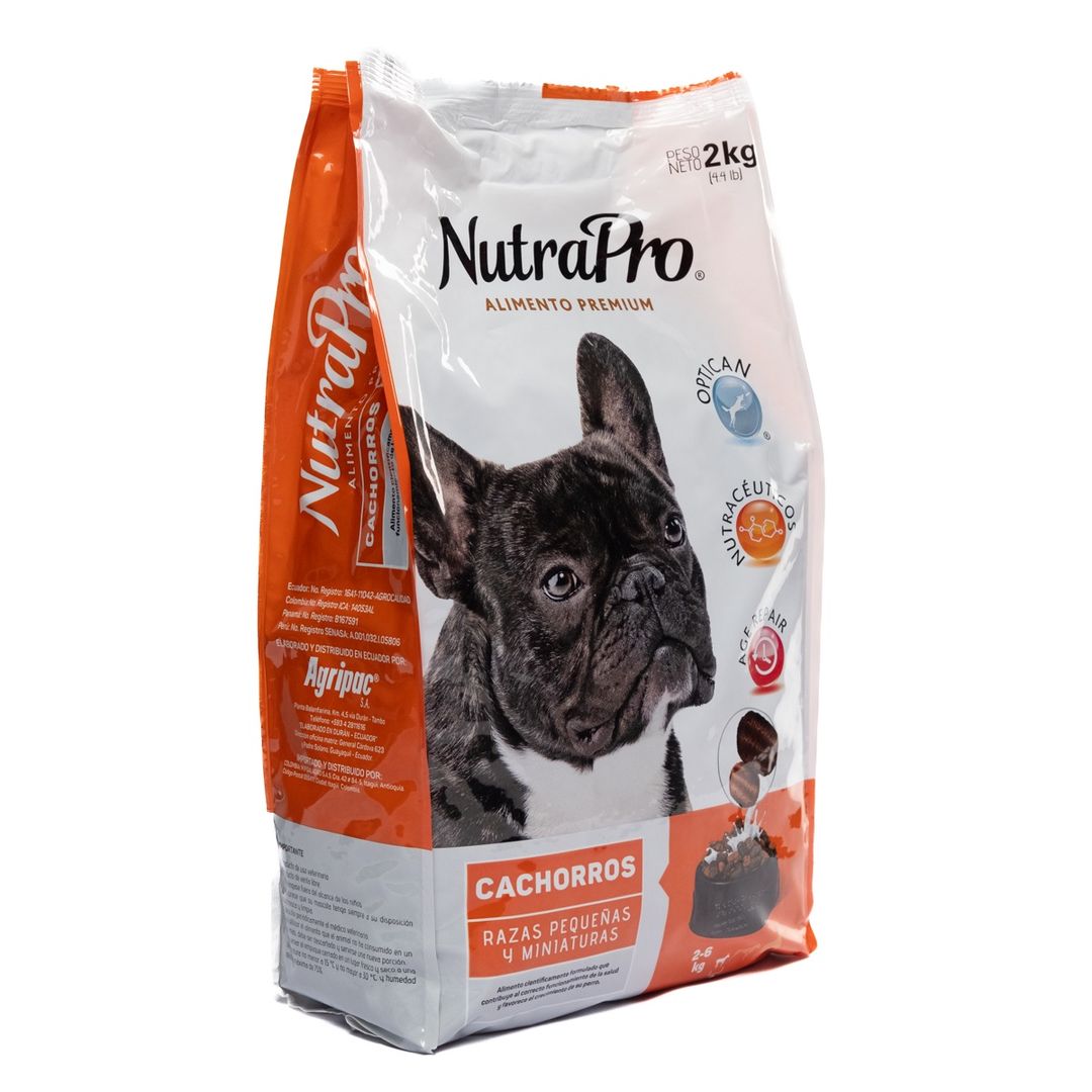 Alimento para Perro NutraPro Cachorro Razas Pequeñas y Mini 2kg - 905773